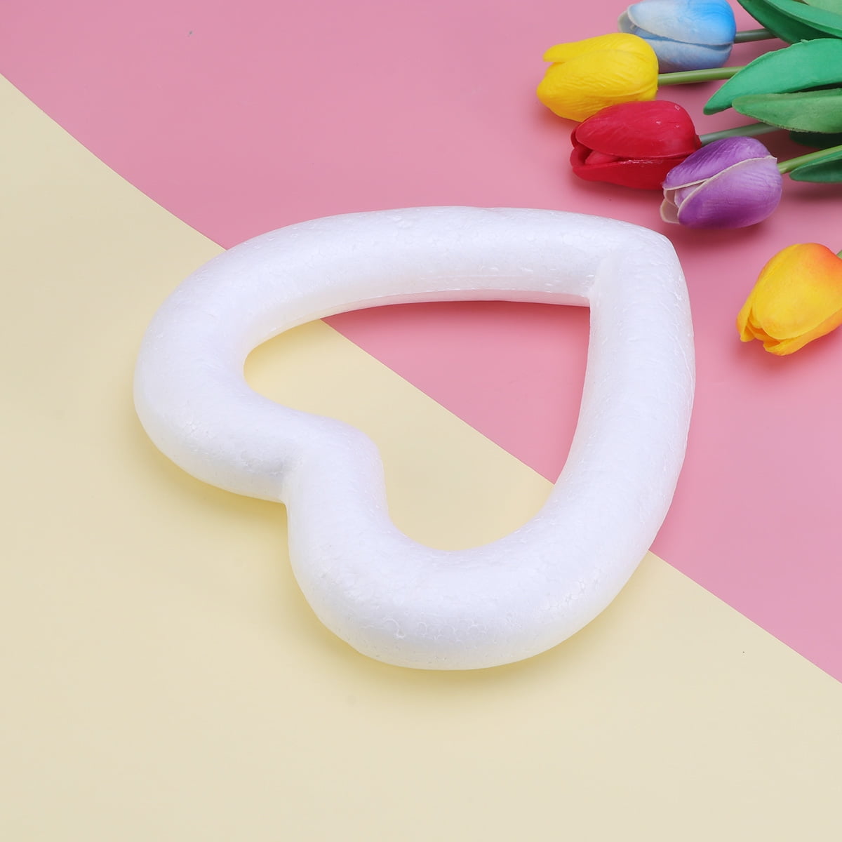 GOOHOCHY Craft Modeling Peach Heart Foam Polystyrene Material - Walmart.com