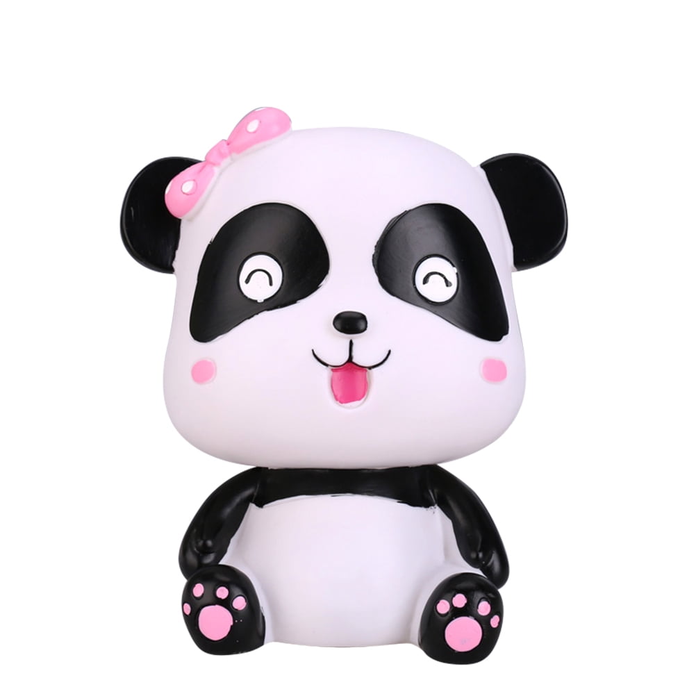 GOOHOCHY Cute Panda Piggy Money Box Plastic Coin Storage Container for ...