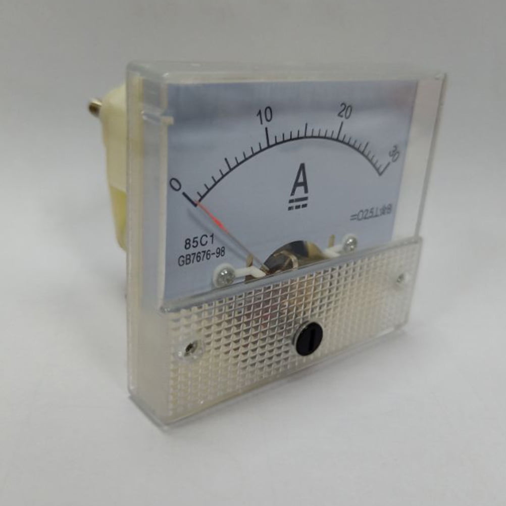 GOOHOCHY DC 30A DC Voltmeter Pointer Head Analog Panel Meter - Walmart.com