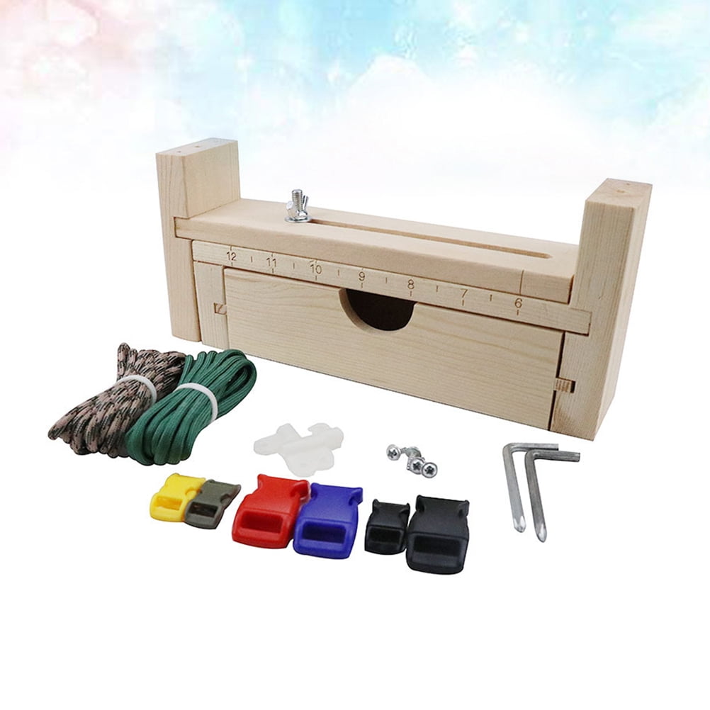 GOOHOCHY DIY Bracelet Weaving Kit with Fabric and Plastic for Crafting ...