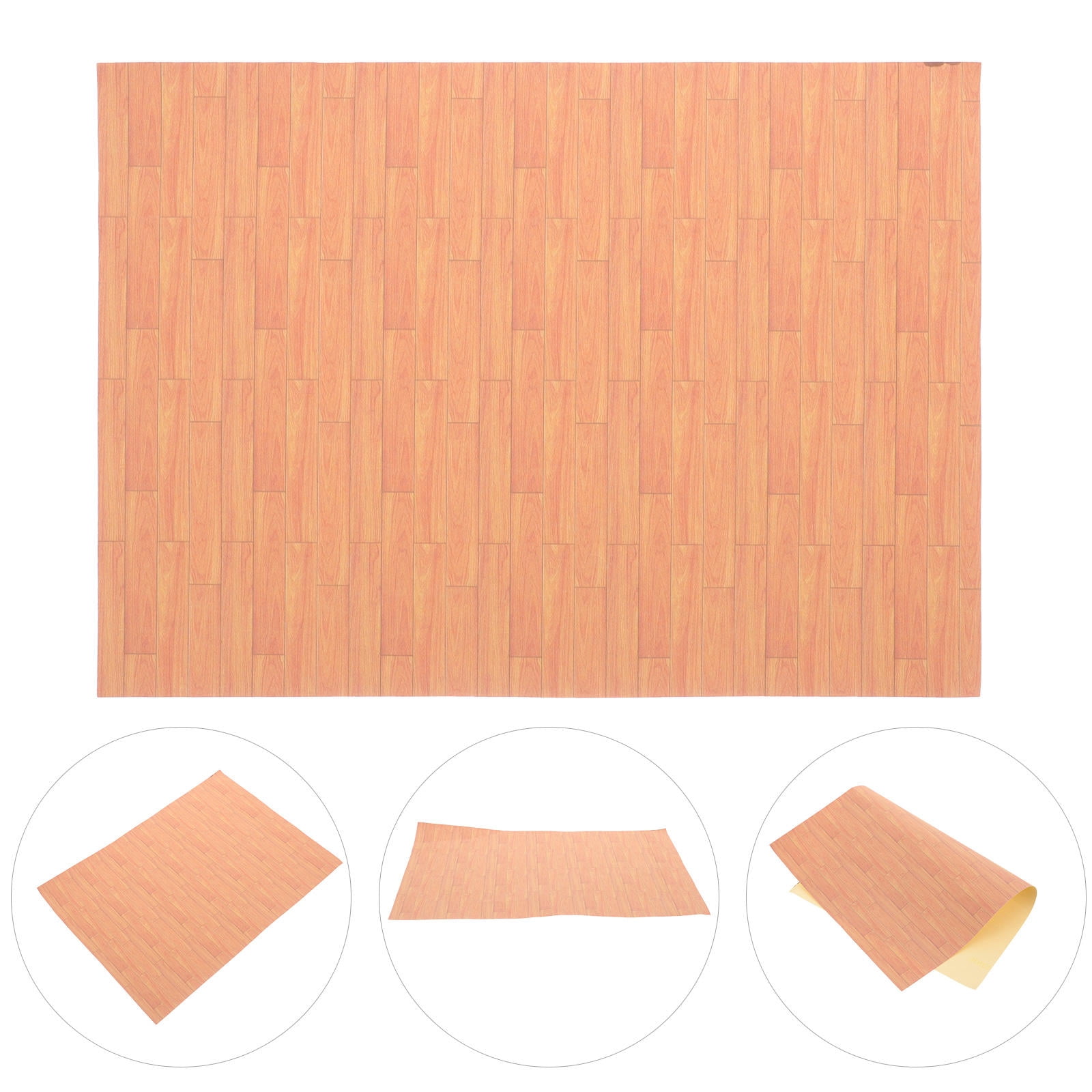 GOOHOCHY Mini House Flooring Floor Paper Light Brown 1Pcs Mini House ...