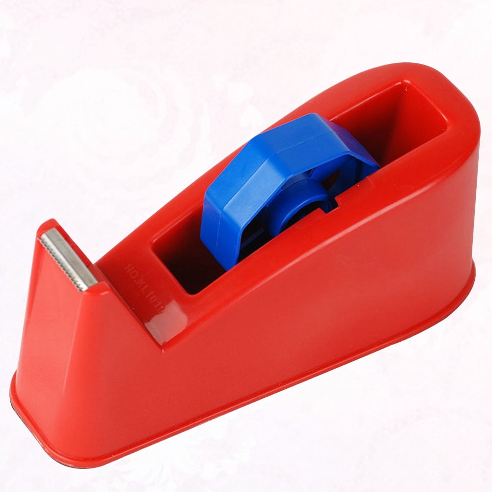 GOOHOCHY Desk Tape Dispenser Tape Cutter Red Sealing Boxes for Adults 1 ...