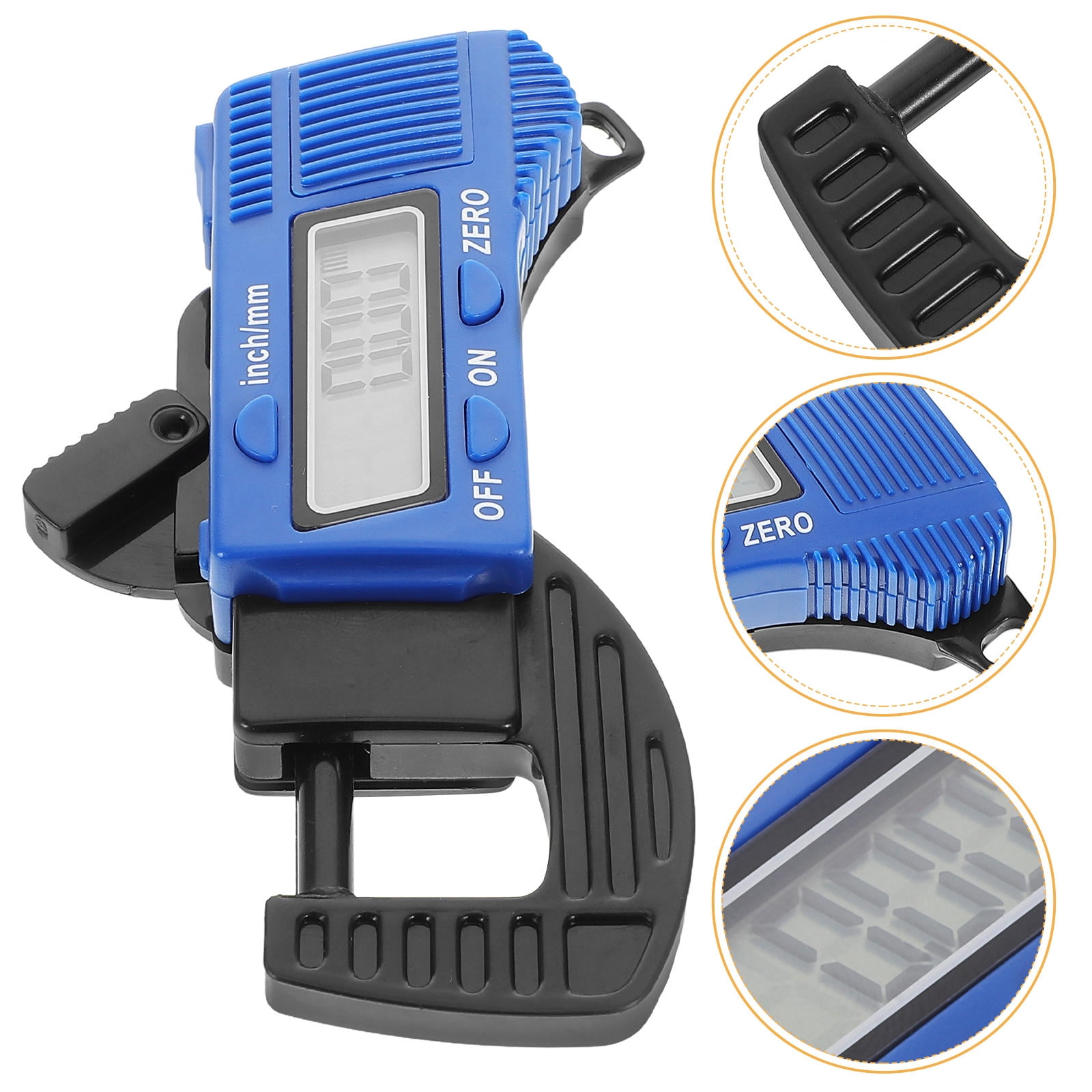 GOOHOCHY Digital Caliper Micrometer Thickness Gauge Measuring Tool Blue ...