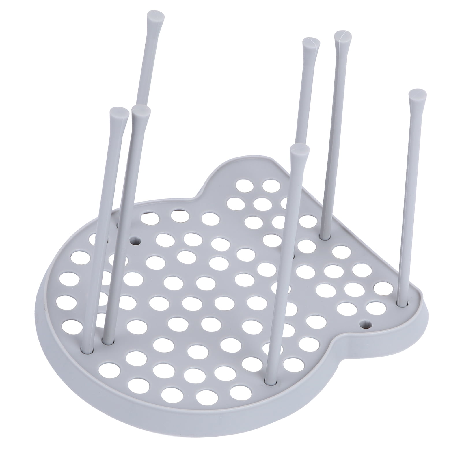 FUEENIRVA Dish Drying Rack Grey PP Plastic 1Set - Walmart.com