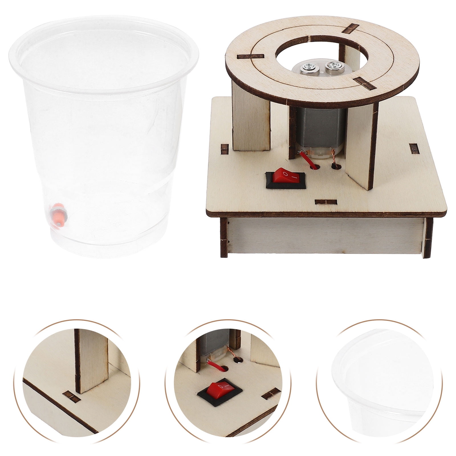 GOOHOCHY Diy Electric Water Tornado Science Kit 1 Set Stem Educational ...