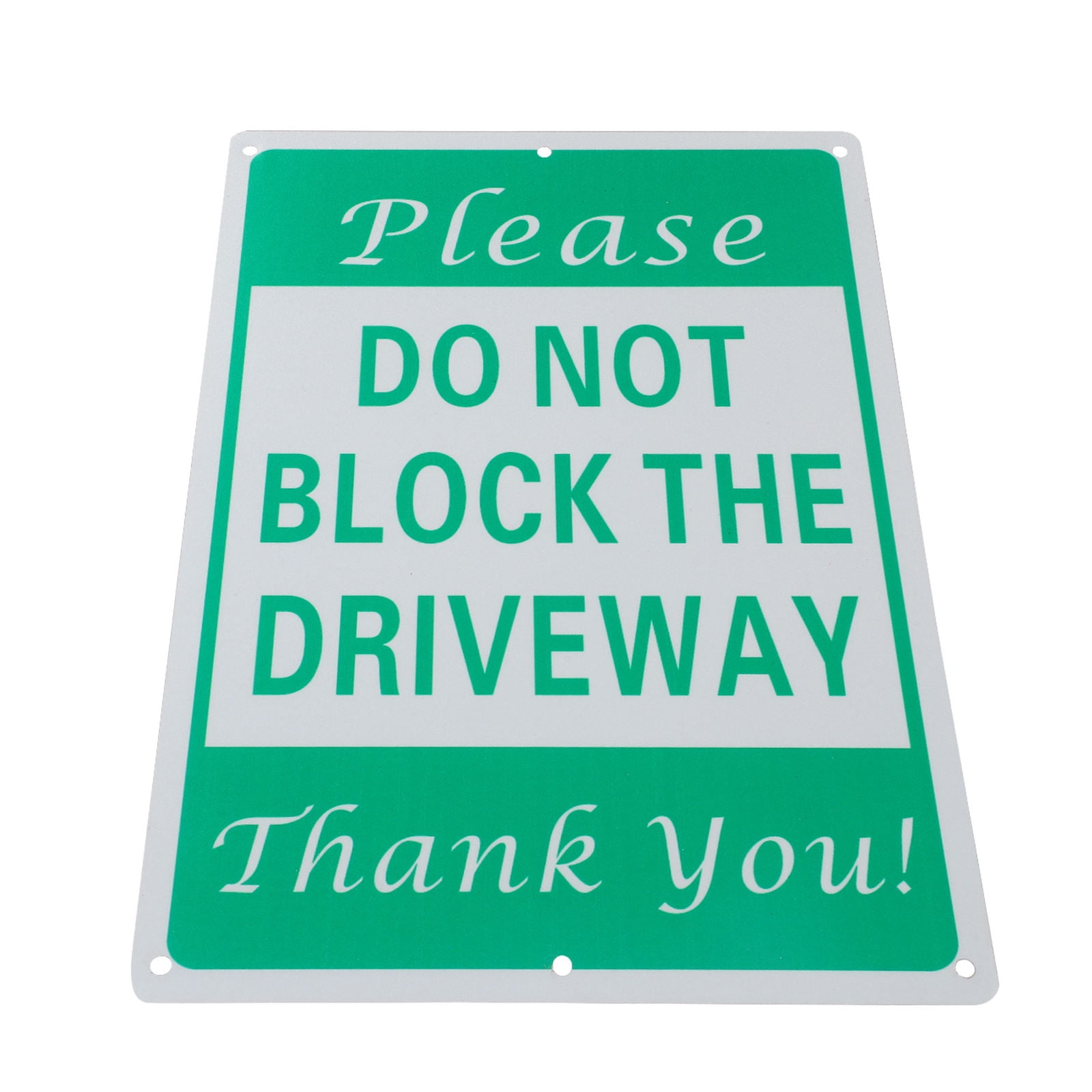 GOOHOCHY Do Not Block Driveway Sign No Parking Reminding Sign Vehicle ...