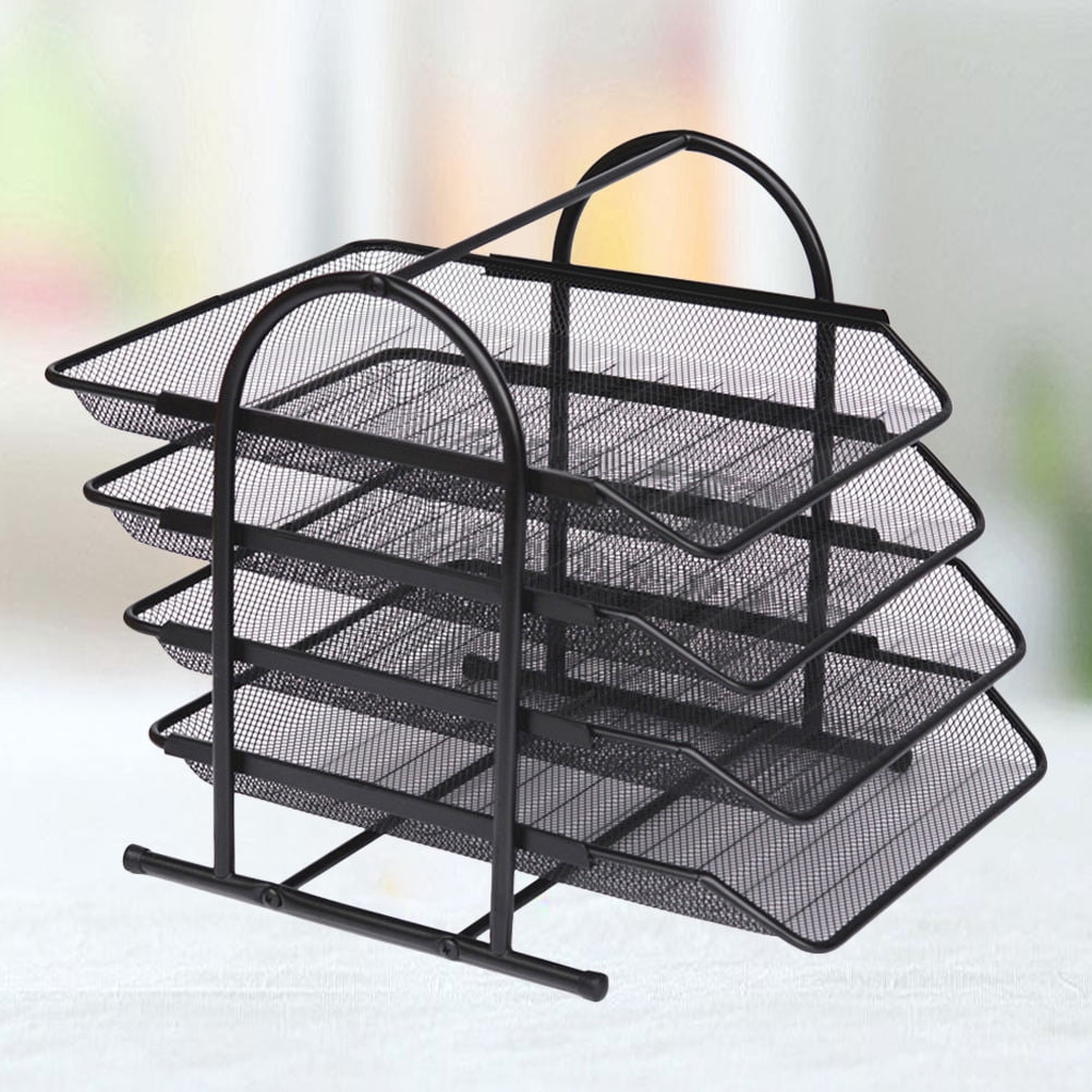 GOOHOCHY Document Sorter Organizer Documents Desk File Rack - Walmart.com