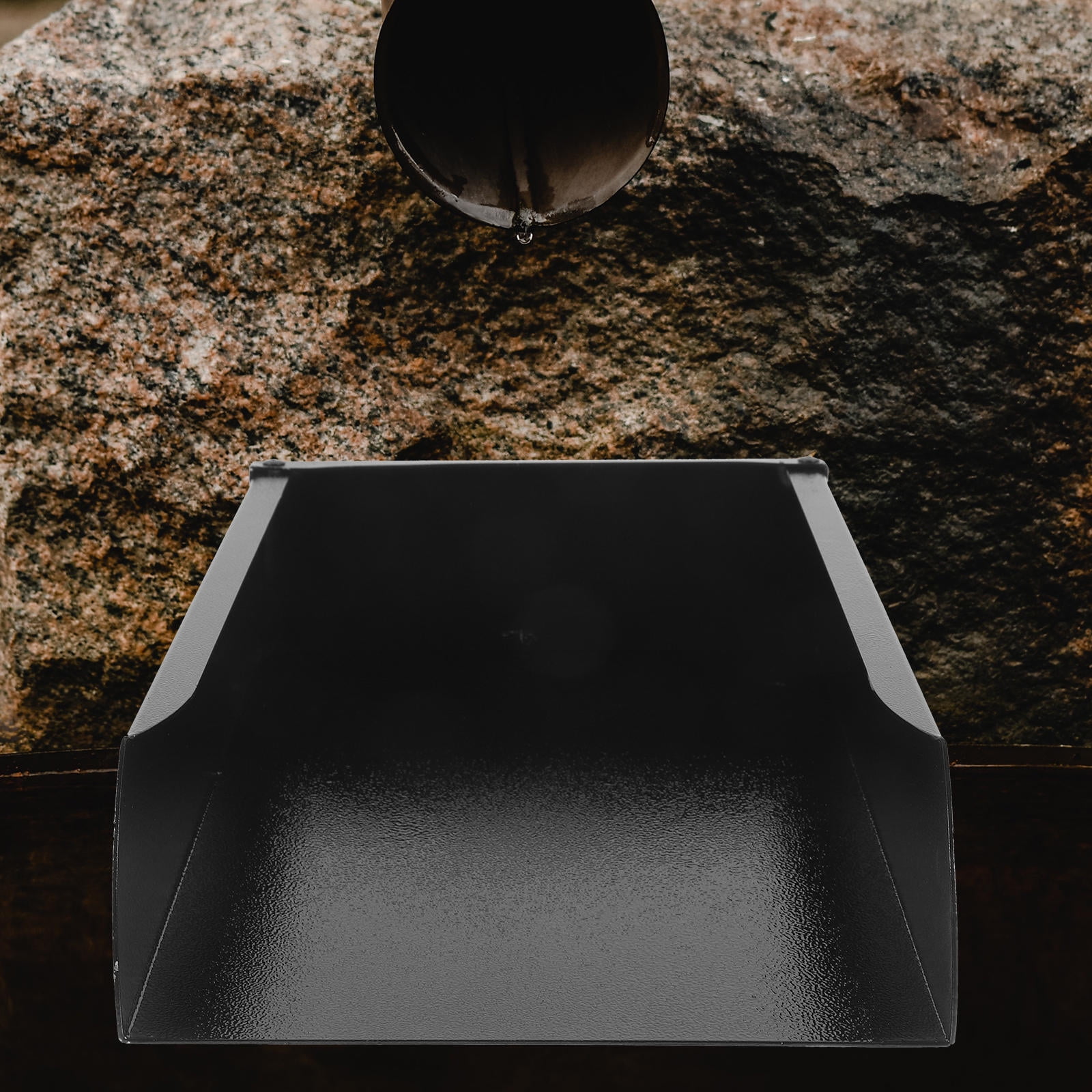 GOOHOCHY Downspout Rainwater Diverter Bucket Gutter Splash Guard ...