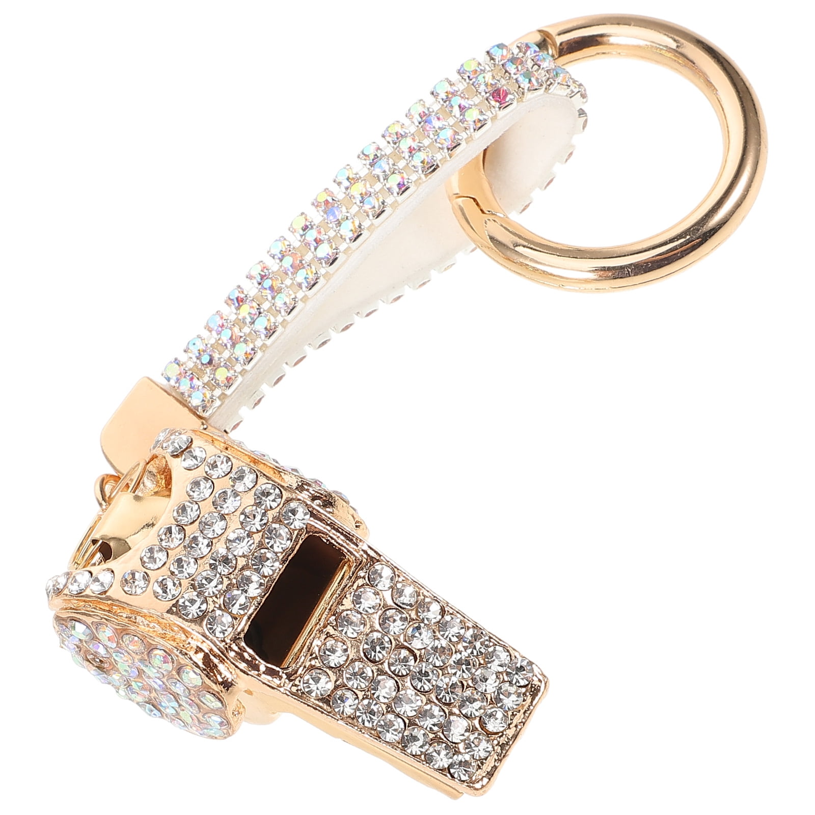 GOOHOCHY Drill-in Whistle Key Ring Pendant Whistles with Rings Beaded ...