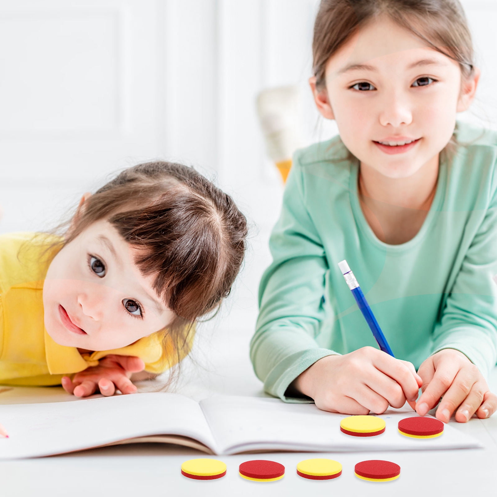 GOOHOCHY Dual Color Math Counters for Kids Learning Enhance Skills with ...