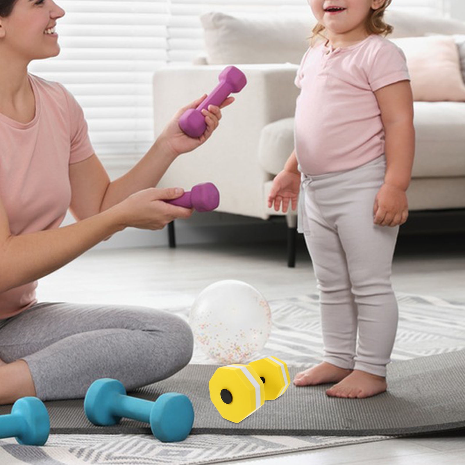 GOOHOCHY Dumbbell Pool Weight Water Fitness Equipment Floating Dumbbell ...