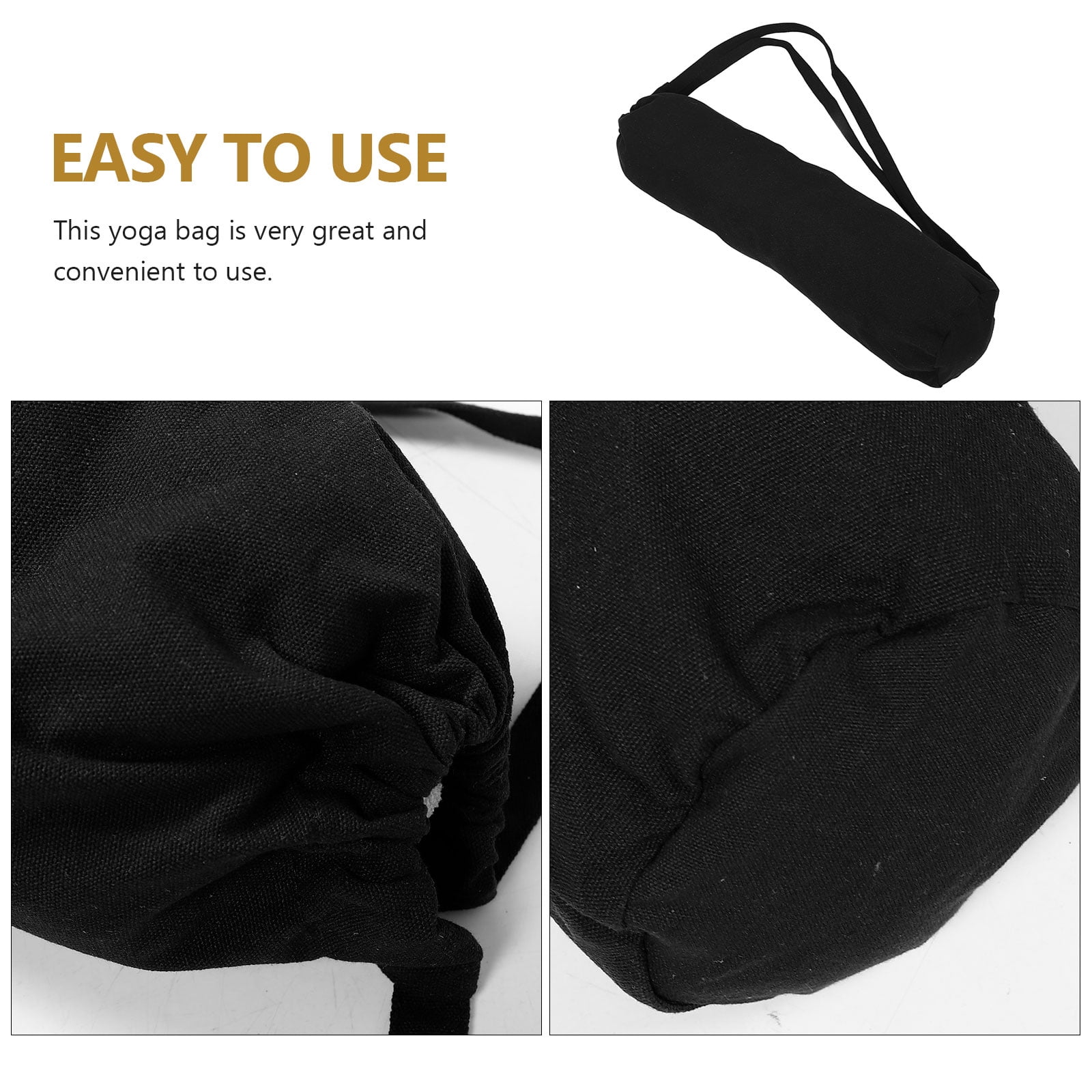 GOOHOCHY Durable Spacious Yoga Mat Carrier Bag Gym Bag Essential Yoga ...