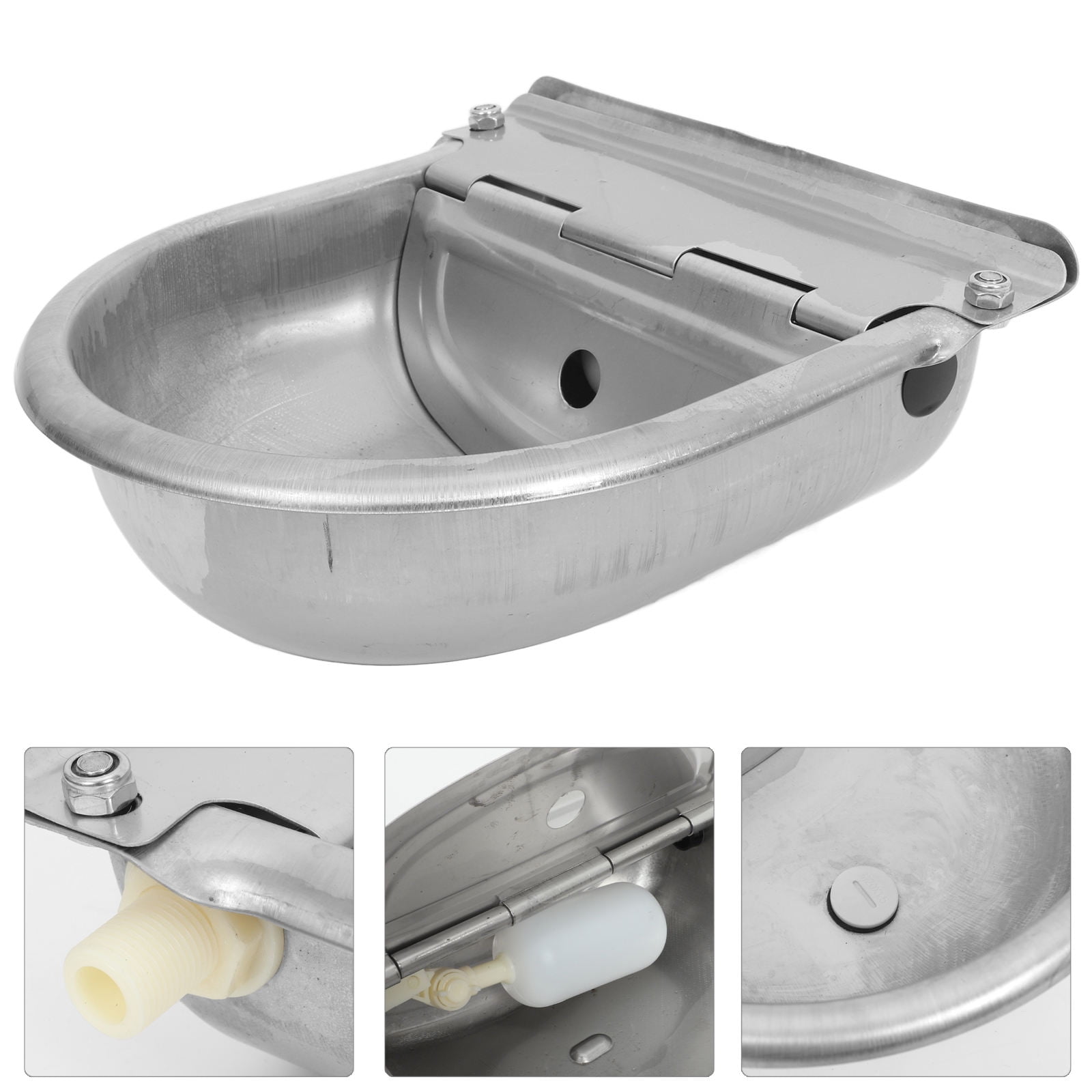 GOOHOCHY Durable Stainless Steel Automatic Water Bowl For Cattle ...