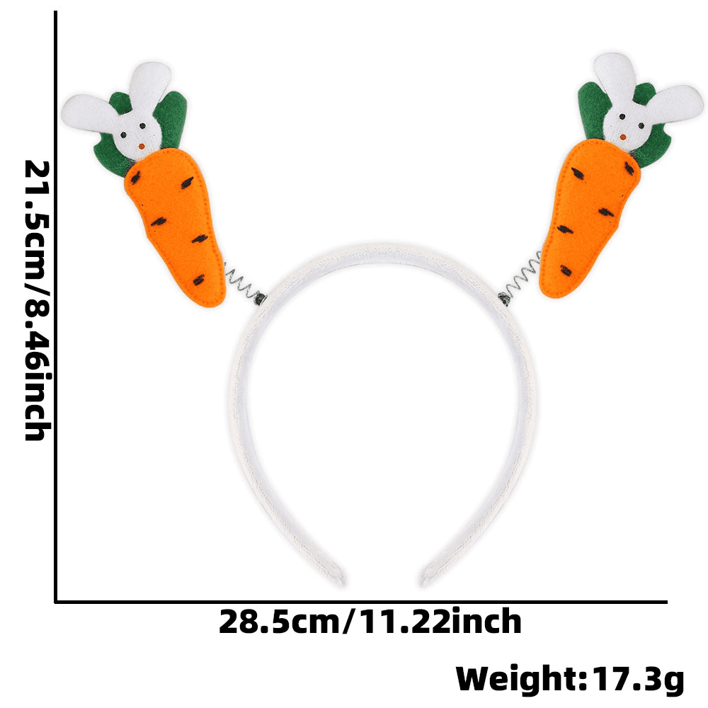 GOOHOCHY Easter Party Rabbit Ear Headband Adorable Bunny Ears Hairband ...