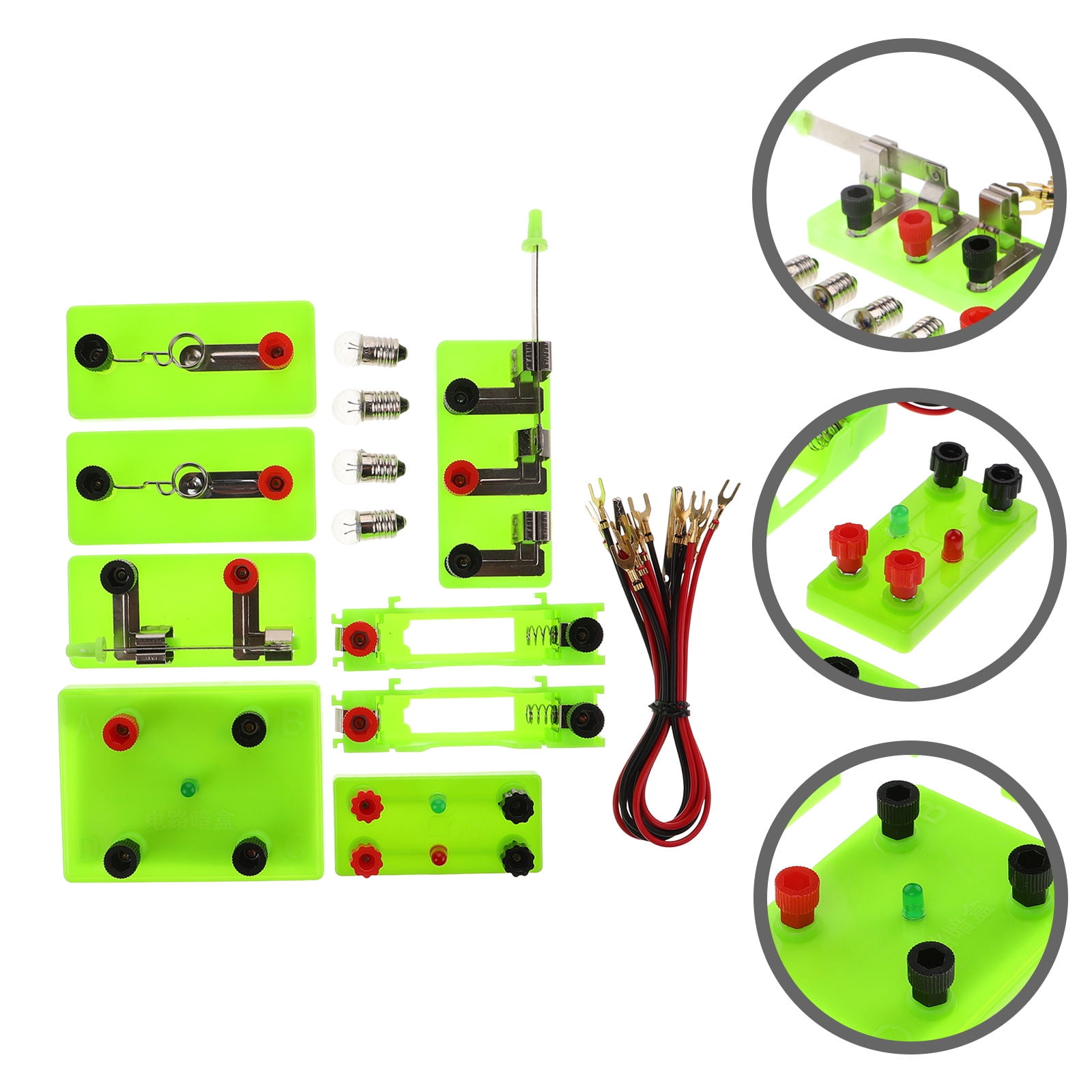 GOOHOCHY Electrical Circuit Kit 1Set Circuit Learning Kit For Physics ...