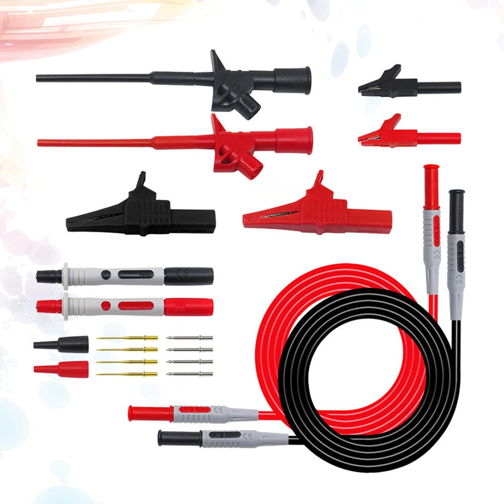 GOOHOCHY Electronic Test Leads Kit Digital Multimeter Leads Car ...