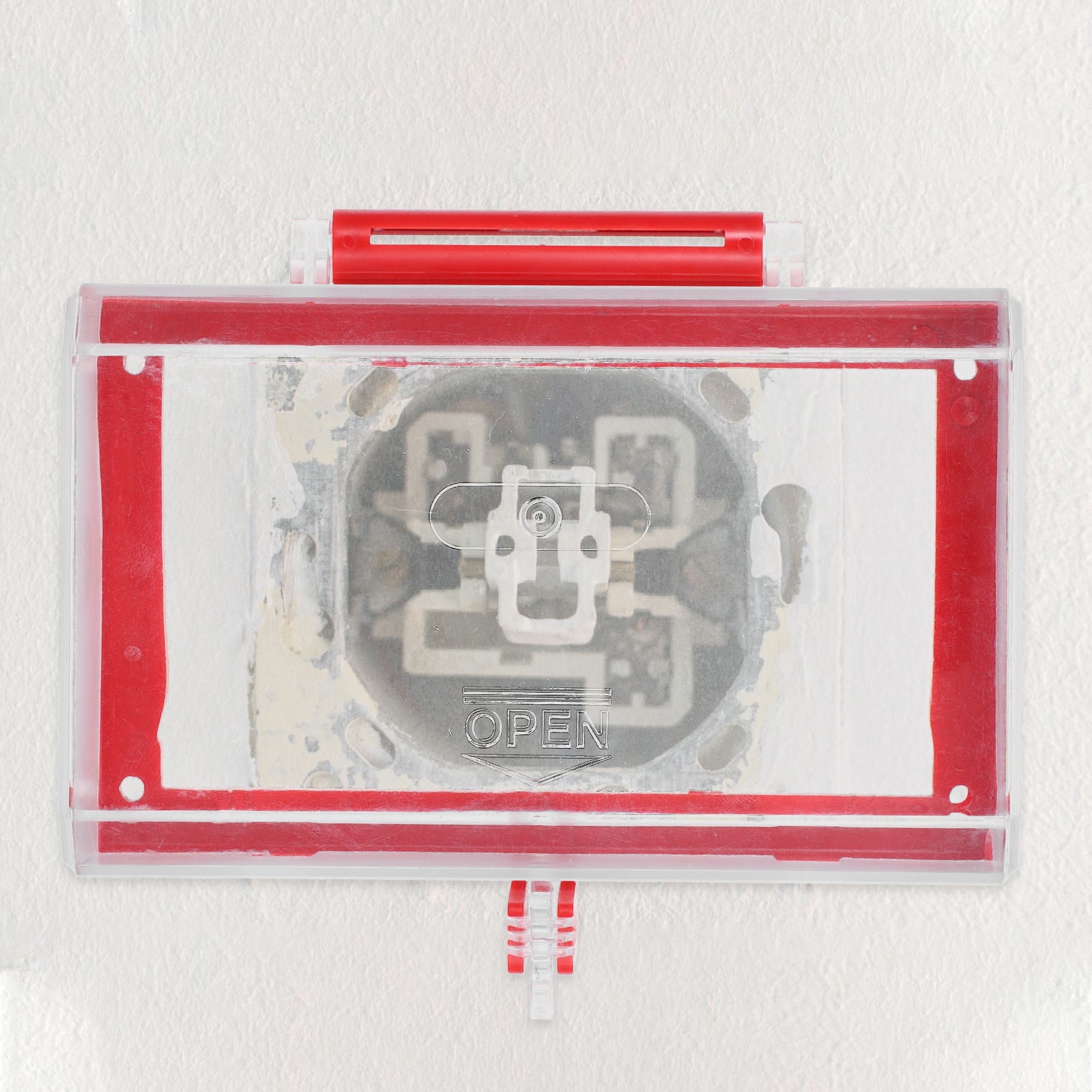 GOOHOCHY Emergency Stop Button Cover Lockout Transparent Push Button ...