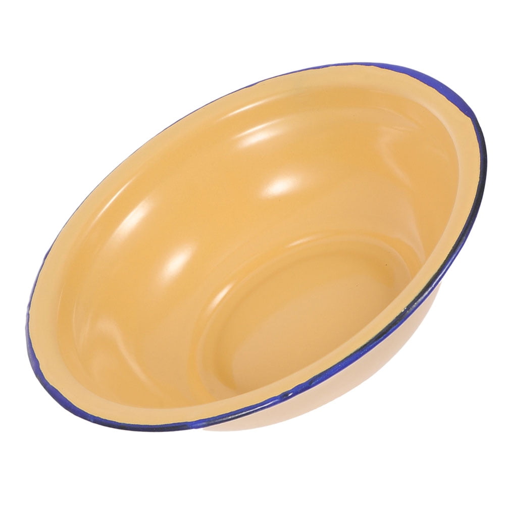 GOOHOCHY Enamel Basin for Household Use Thickened Enamelware for ...