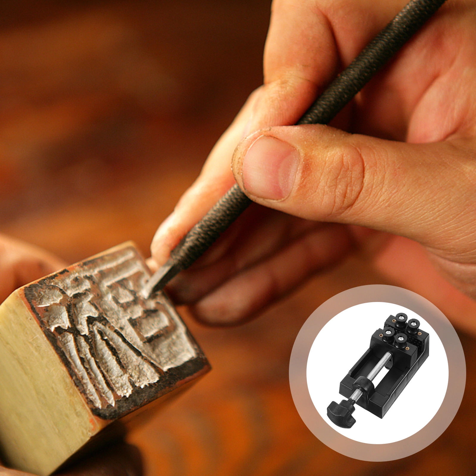 GOOHOCHY Engraving Carving Clamp Vise DIY Sculpture Craft Carving Tool ...