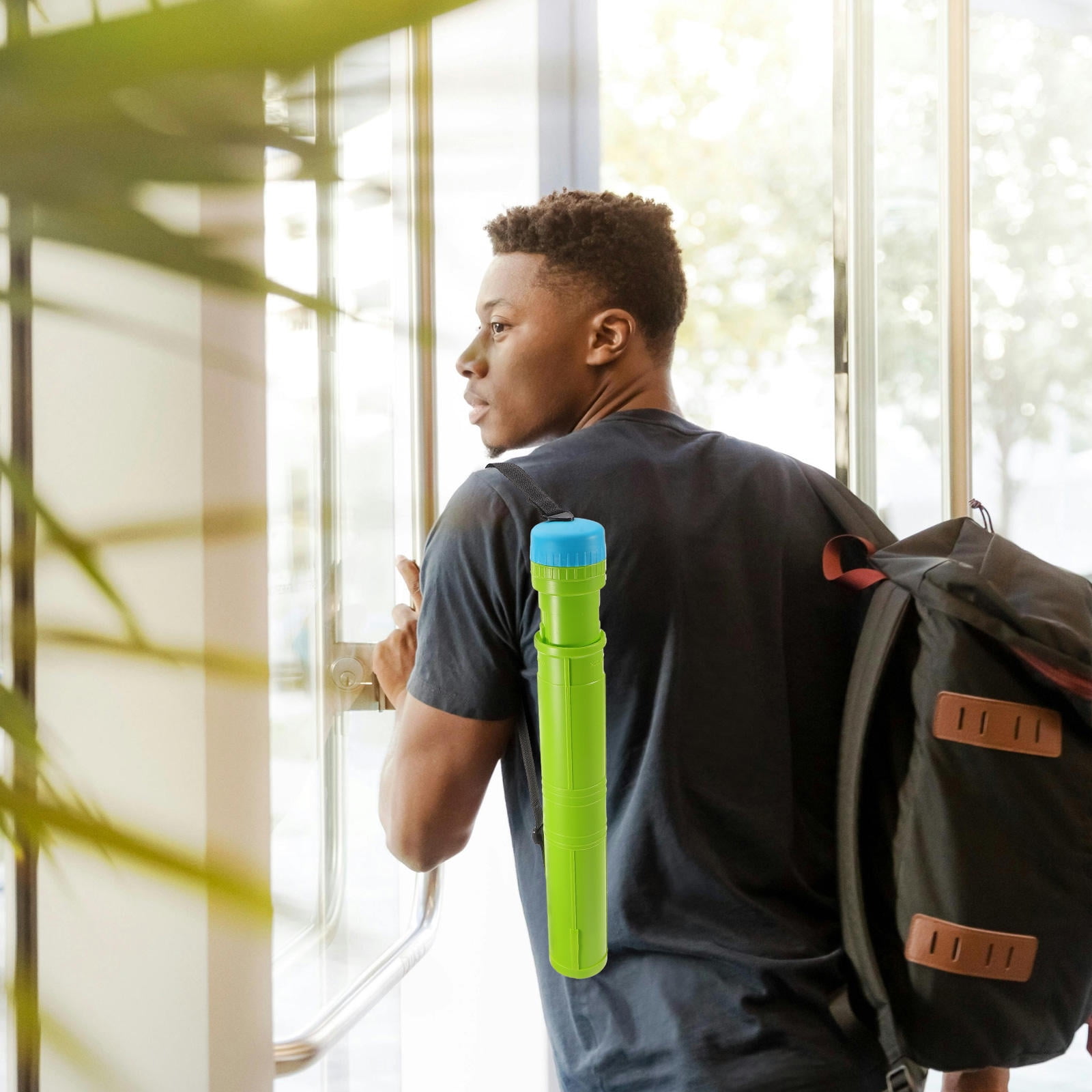 GOOHOCHY Expandable Artwork Container Telescoping Blueprint Tube ...