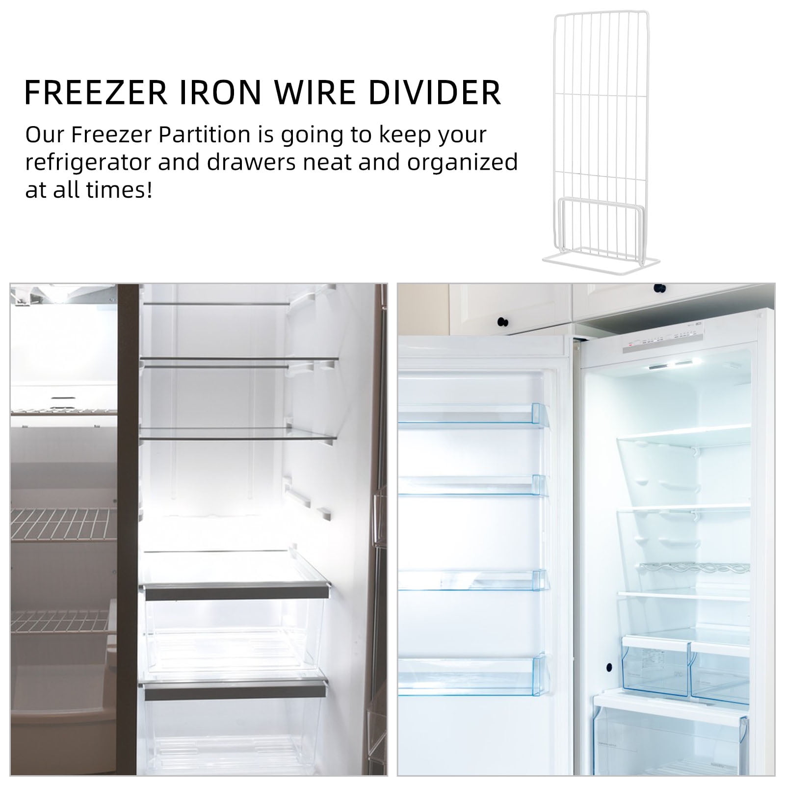 GOOHOCHY FRCOLOR 1 Set Iron Mesh Divider for Freezer and Refrigerator ...