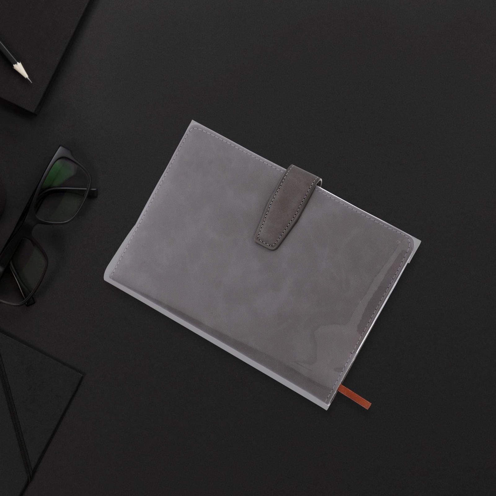 GOOHOCHY FRCOLOR 10pcs Clear Book Covers Transparent Plastic A5 Sized ...