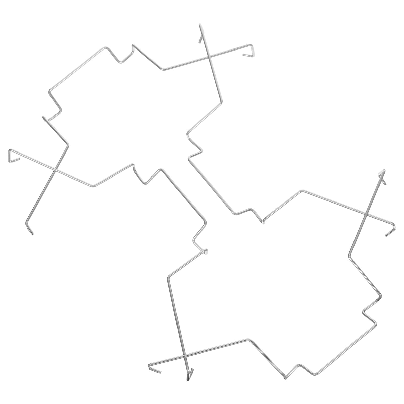 GOOHOCHY FRCOLOR 4pcs PC Radiator Fan Hook Steel Wire Buckle Clips ...