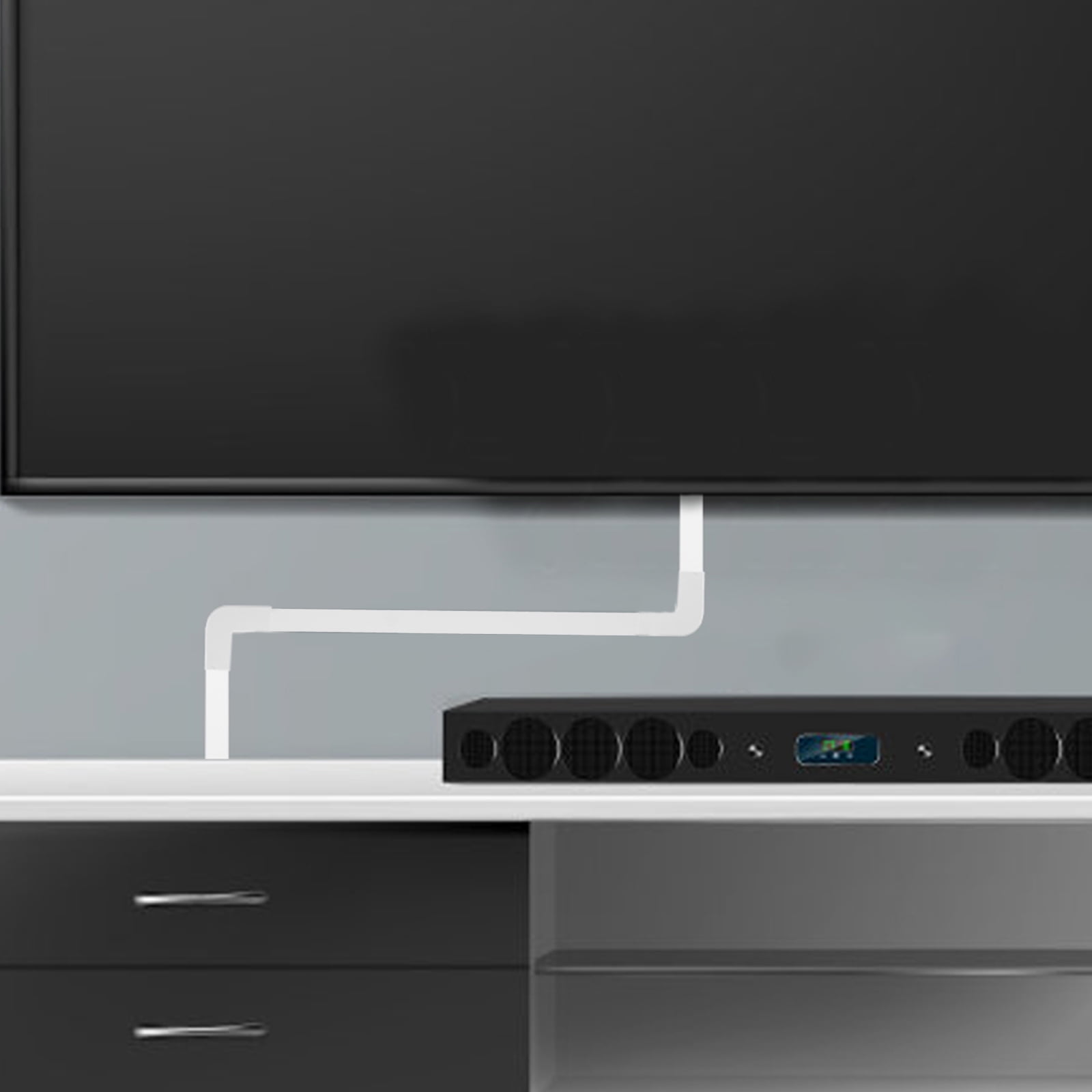 GOOHOCHY FRCOLOR Cable Concealer Cord Cover Hider Protector Wire Loom ...