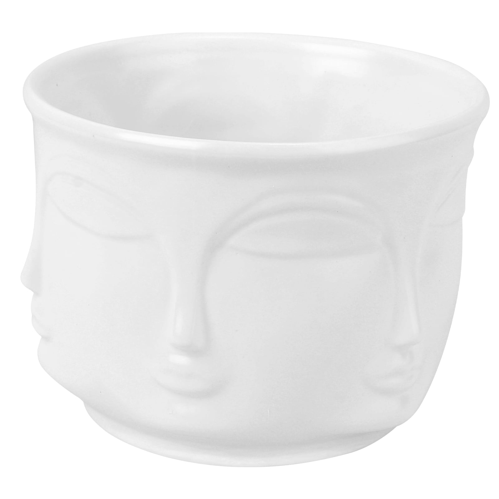 GOOHOCHY Face Pottery Vase Ceramic Flowerpot Man Face Flower Vase 1pcs ...