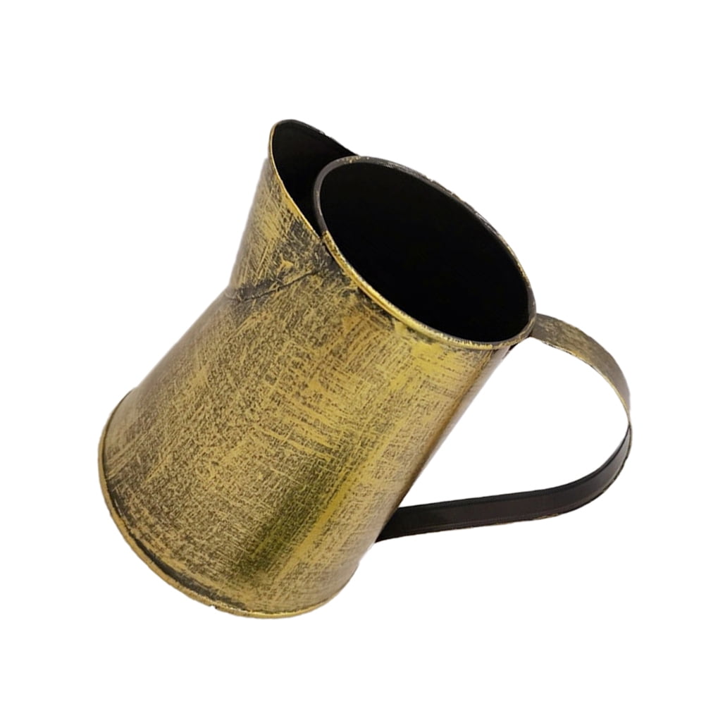 GOOHOCHY Farmhouse Jug Vase Retro Wrought Iron Flower Pot Rustic Style ...