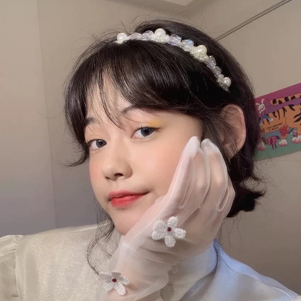 GOOHOCHY Female Elegant Crystal Hairpin Head Hoop Bride Miss - Walmart.com