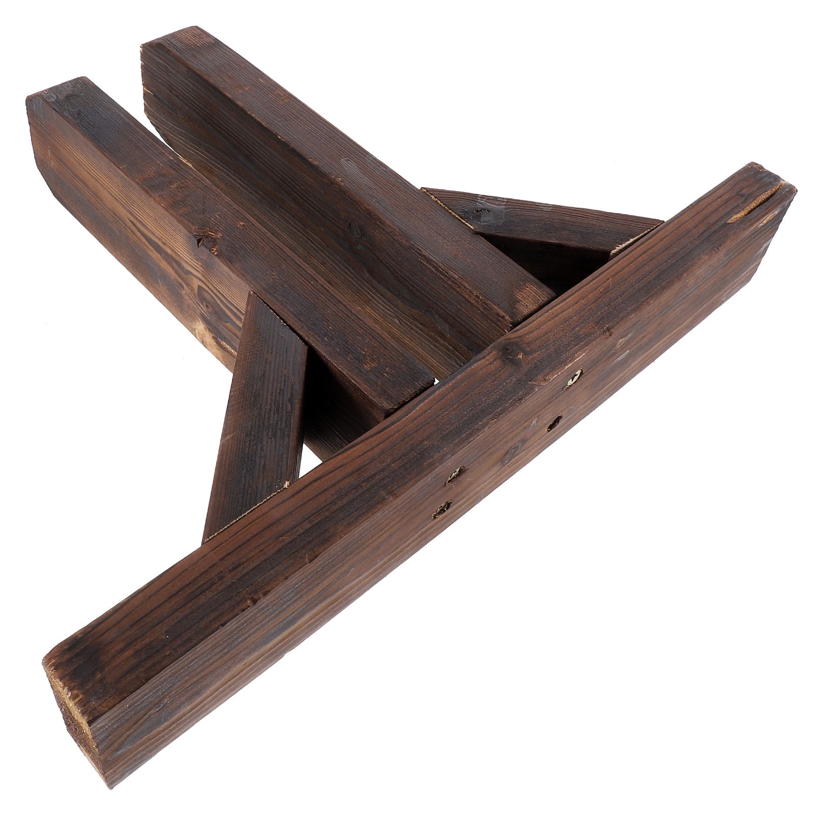 GOOHOCHY Fence Base Wooden Fence Support Yard Fence Fixing Base Holder ...