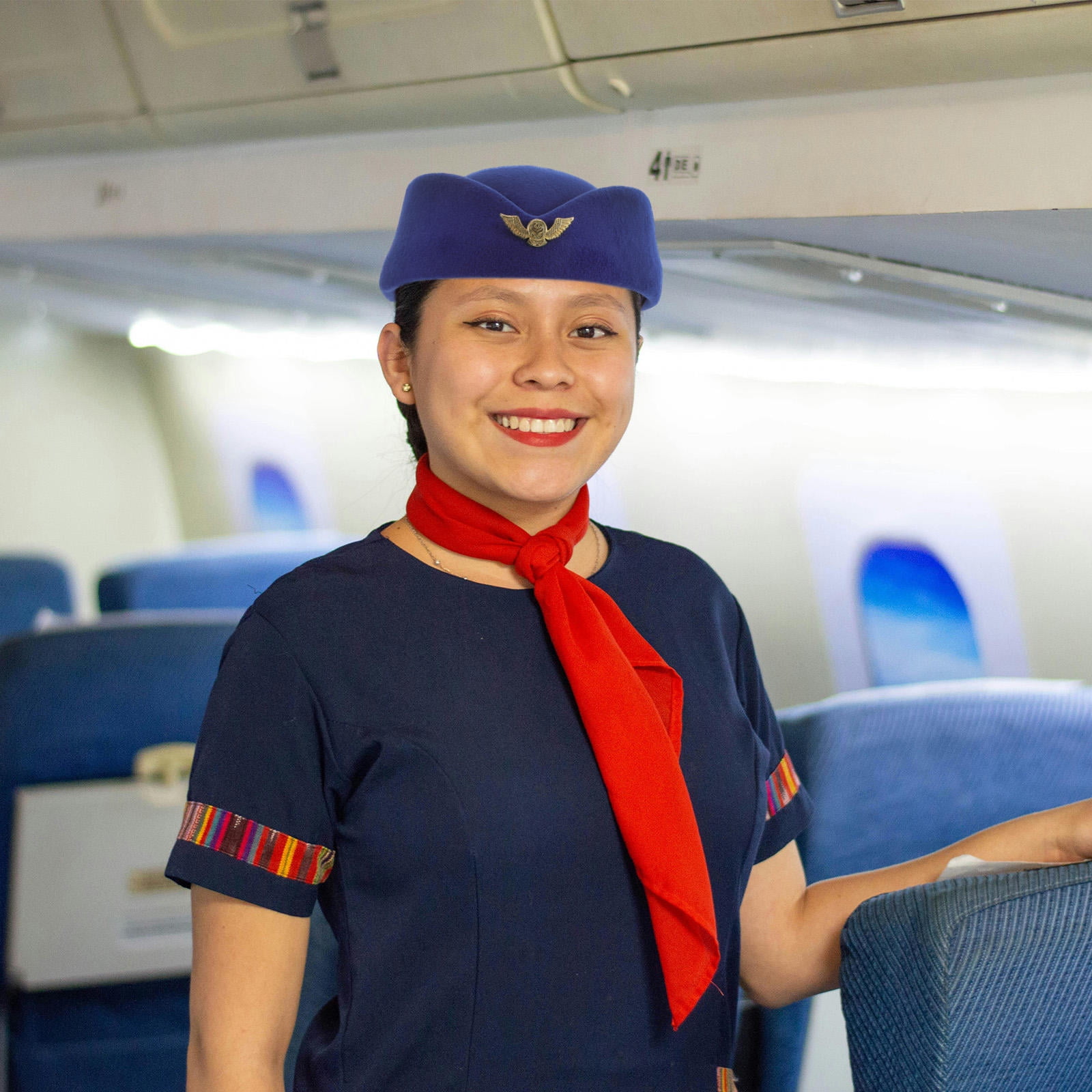 Flight Attendant Pin Stewardess Hat Cap Flight Attendant Air Airline ...