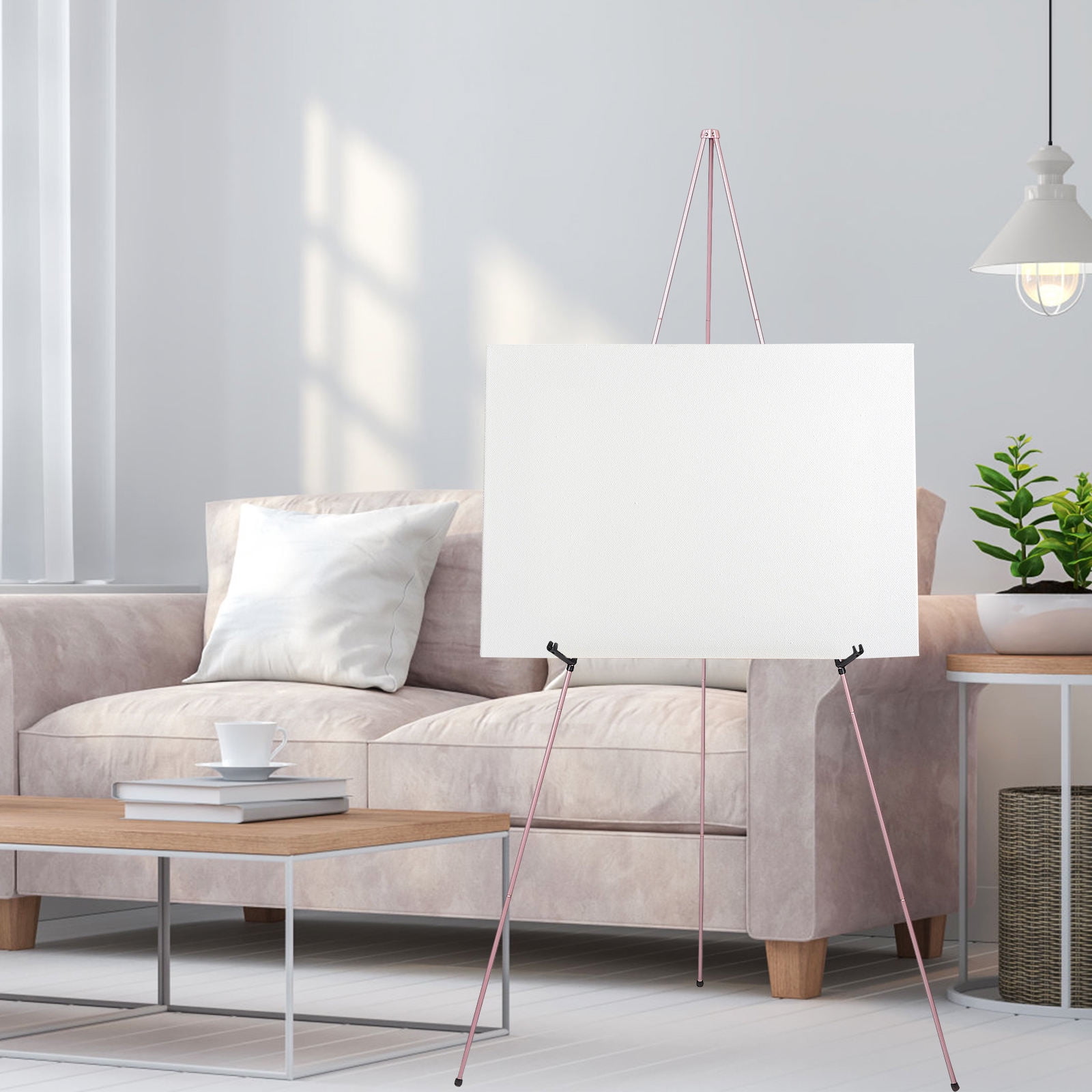 GOOHOCHY Foldable Drawing Display Easel Metal Artist Display Rack ...