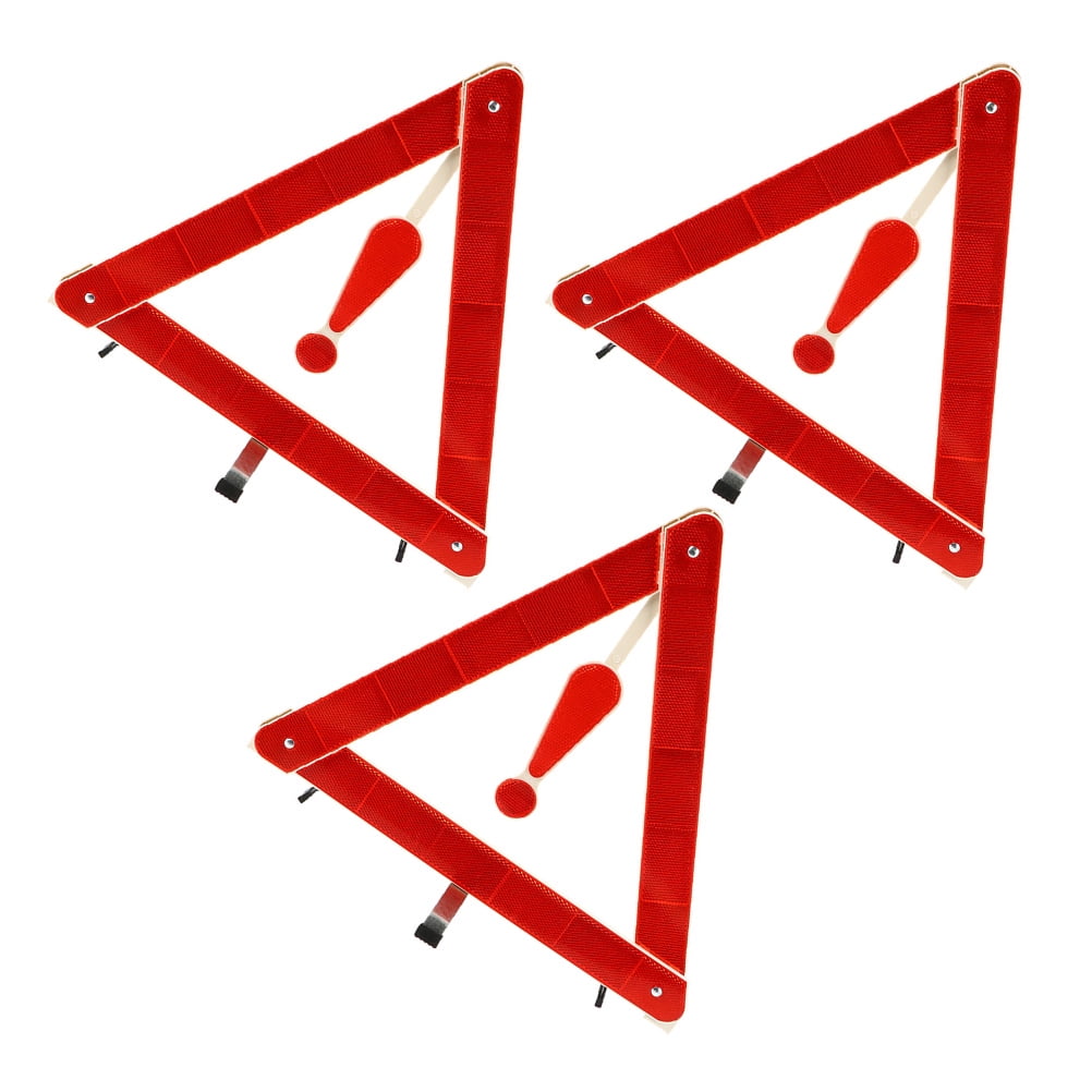 GOOHOCHY Foldable Emergency Triangle Sign with High Visibility for ...