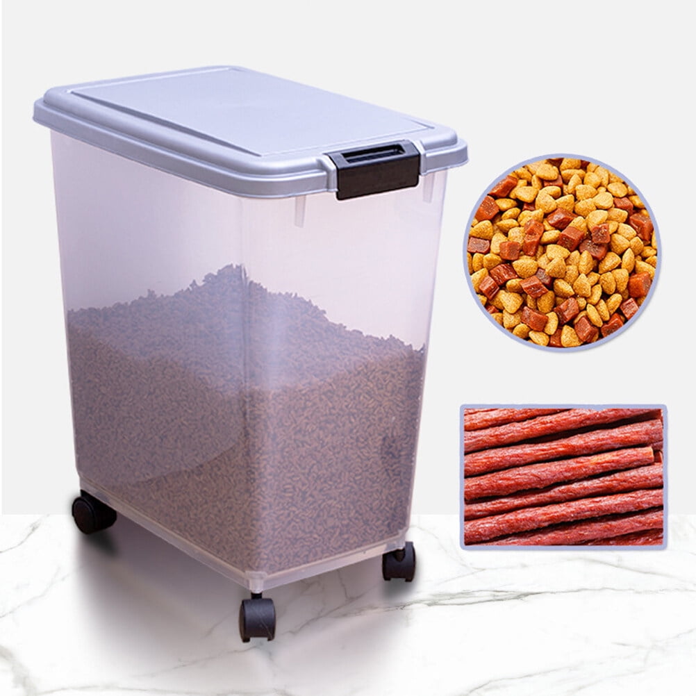 GOOHOCHY Food Containers Pet Food Bucket Dry Goods Container 37*24.5 ...