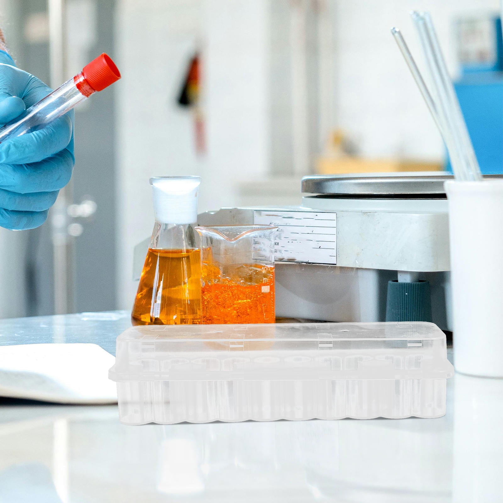 GOOHOCHY Freezer Box Vial Holder Scientific Tube Holder Freezing Tube ...