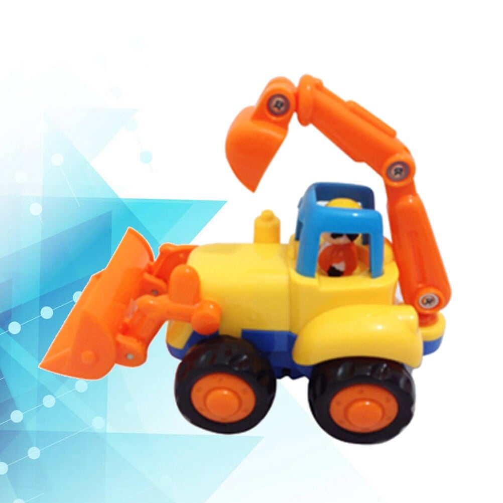 GOOHOCHY Friction Powered Toy Car Engineering Vehicle Toy Early ...