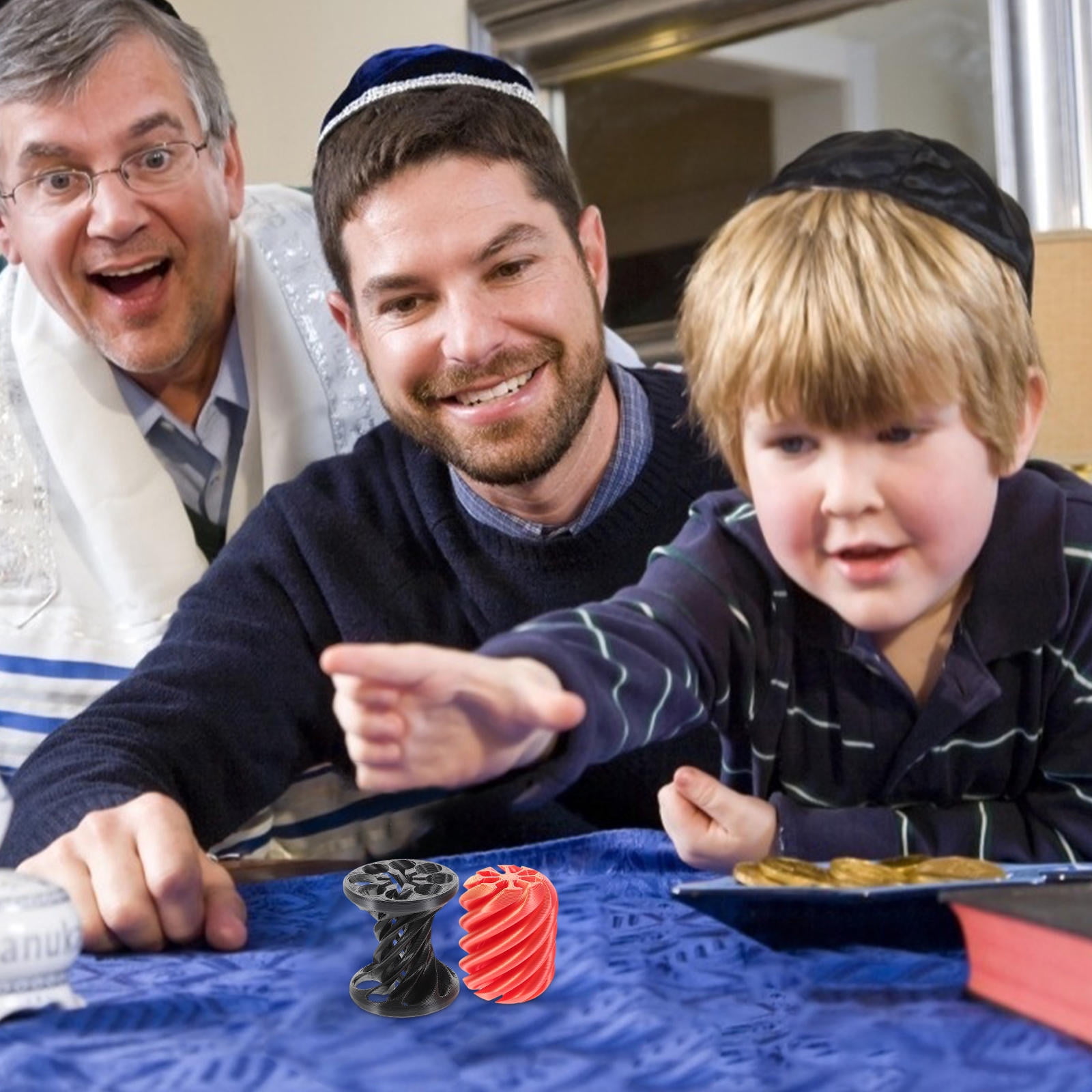 GOOHOCHY Funny 3d Printing Spiral Fidget Toy Impossible Passthrough ...