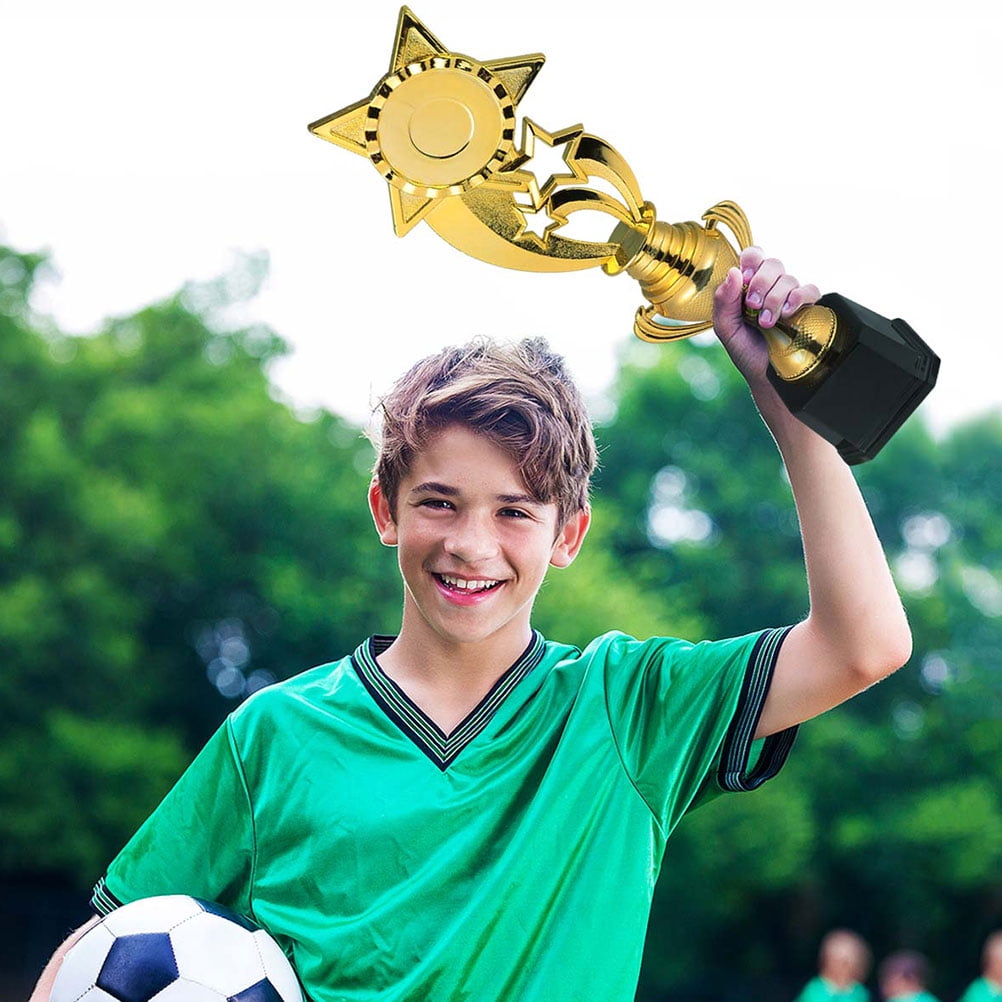 GOOHOCHY Game Trophy Children Sports Award Pentacle Shaped Trophy ...