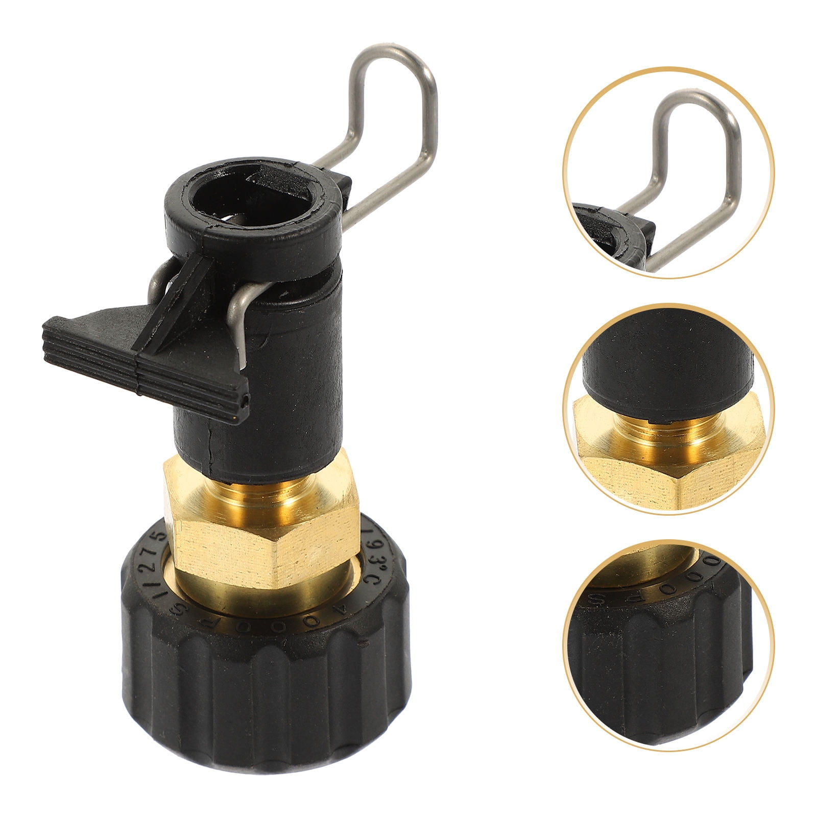 GOOHOCHY Garden Hose Quick Connect High Pressure Washer Adapter Black ...