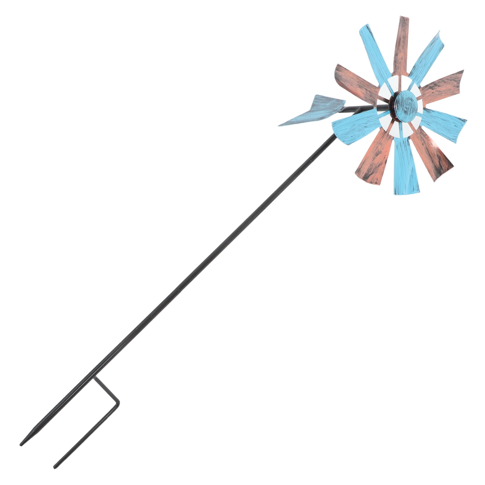 GOOHOCHY Garden Windmills Outdoor Metal Yard Windmill Garden Decor Wind ...