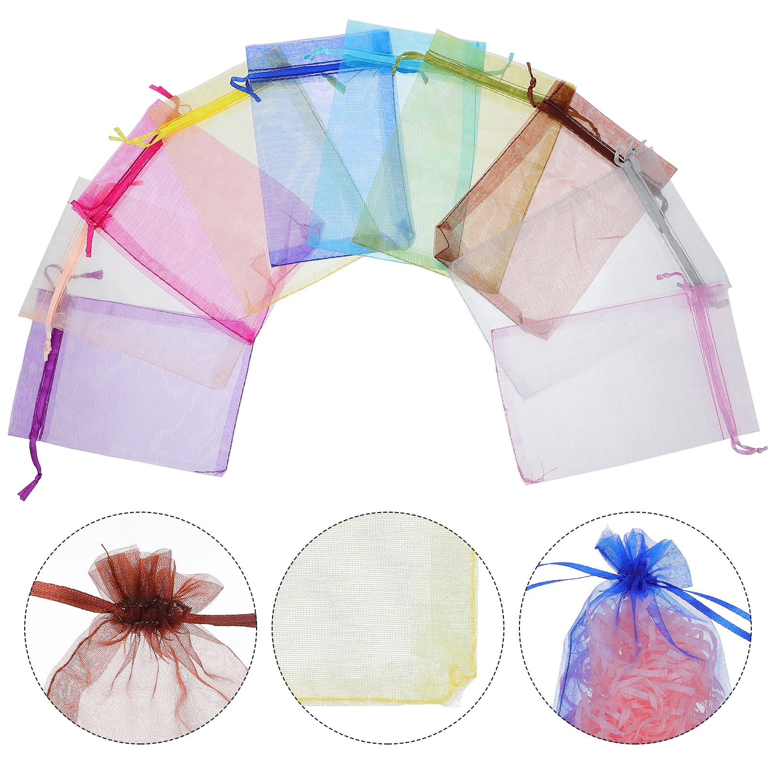 GOOHOCHY Gauze Drawstring Bags for Storage with Reasonable Capacity ...