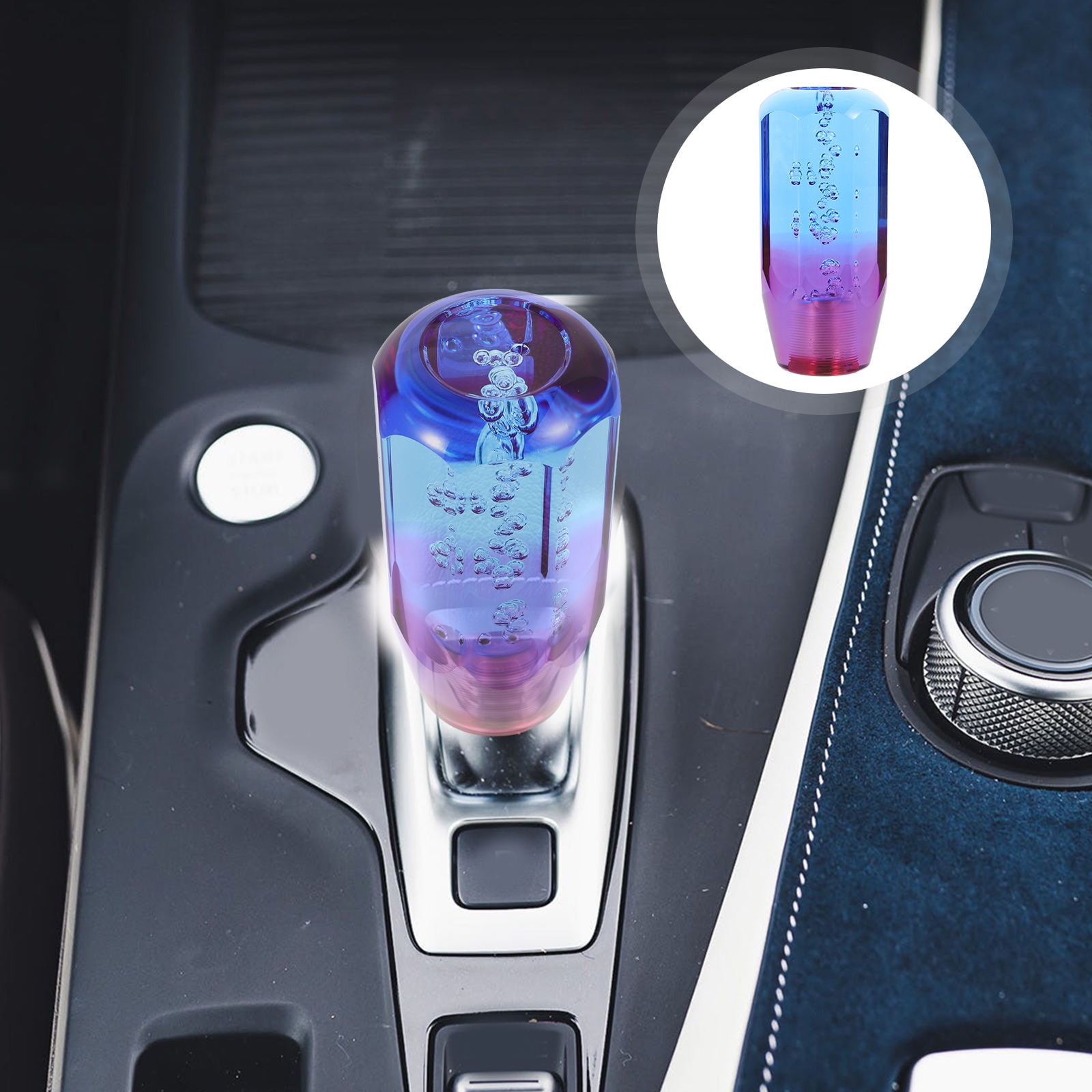 GOOHOCHY Gear Stick Lever Manual Acrylic Bubble Shift Knob Universal ...