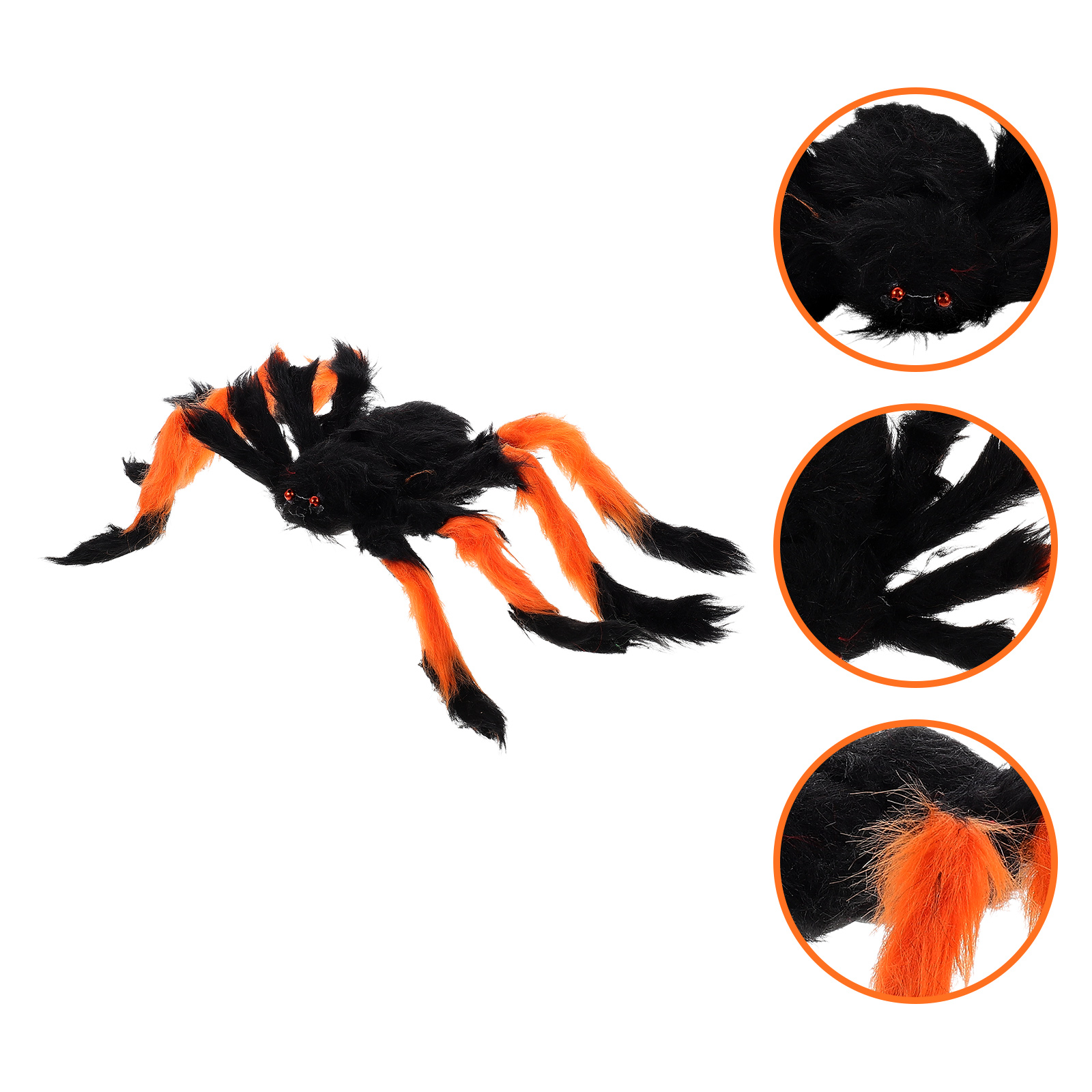FUTUREORYY Giant Spider Decoration Random Color Halloween Plush Spider ...