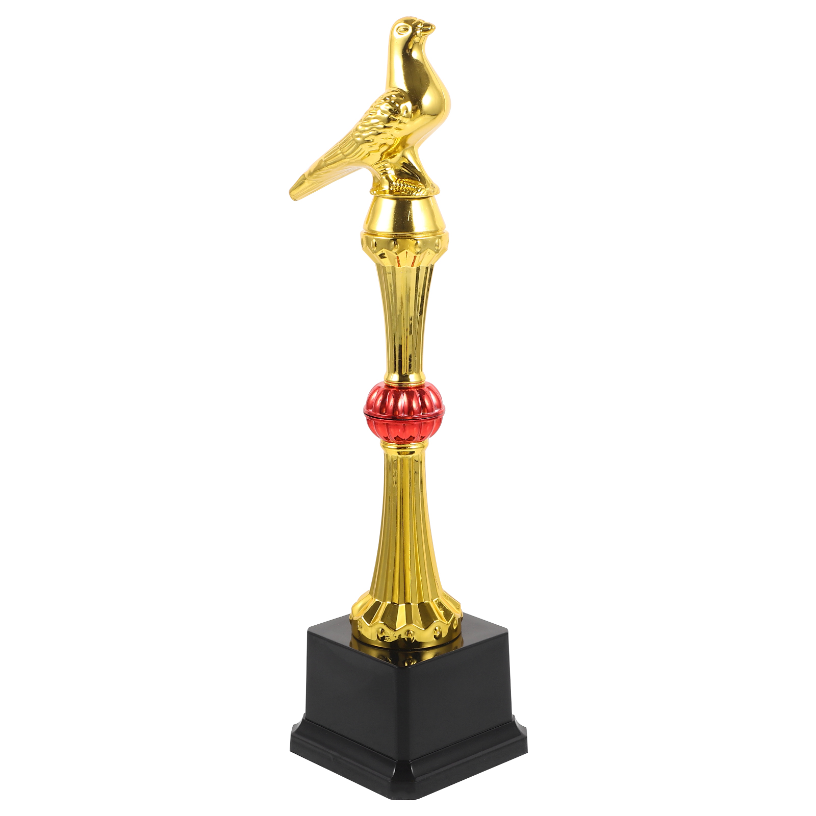 GOOHOCHY Gold Award Trophy Portable Plastic Trophy Delicate Competition ...
