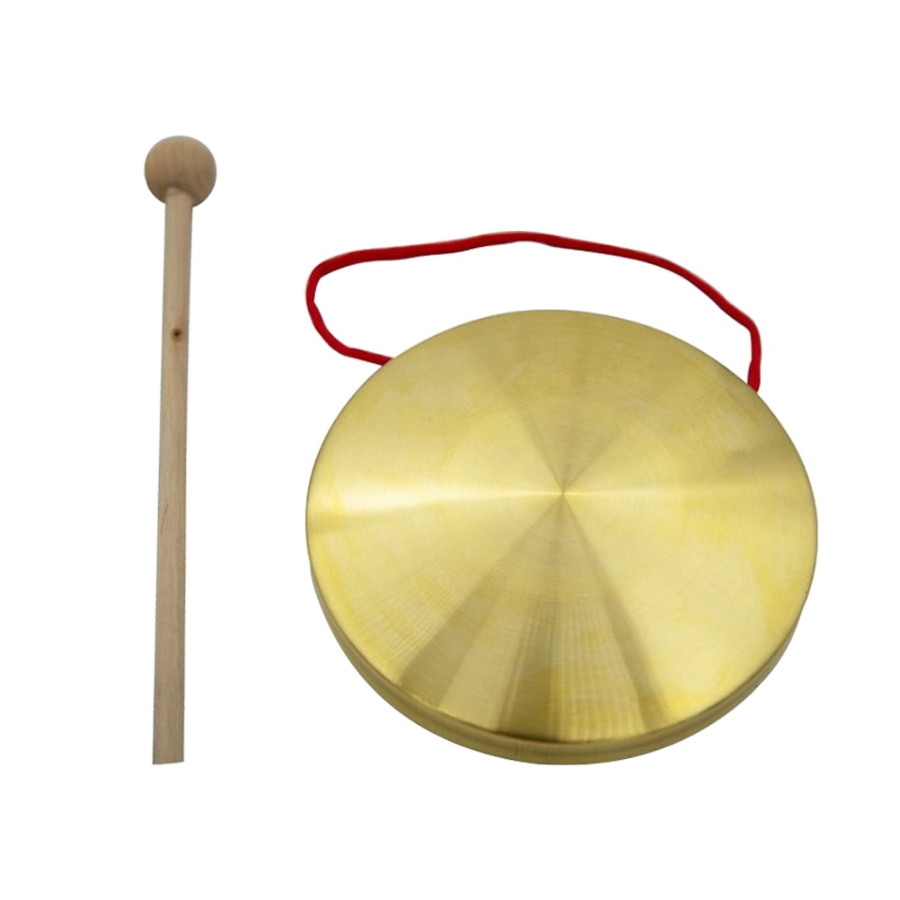 GETAJGHSD Round Gong Golden Copper 1 Set - Walmart.com