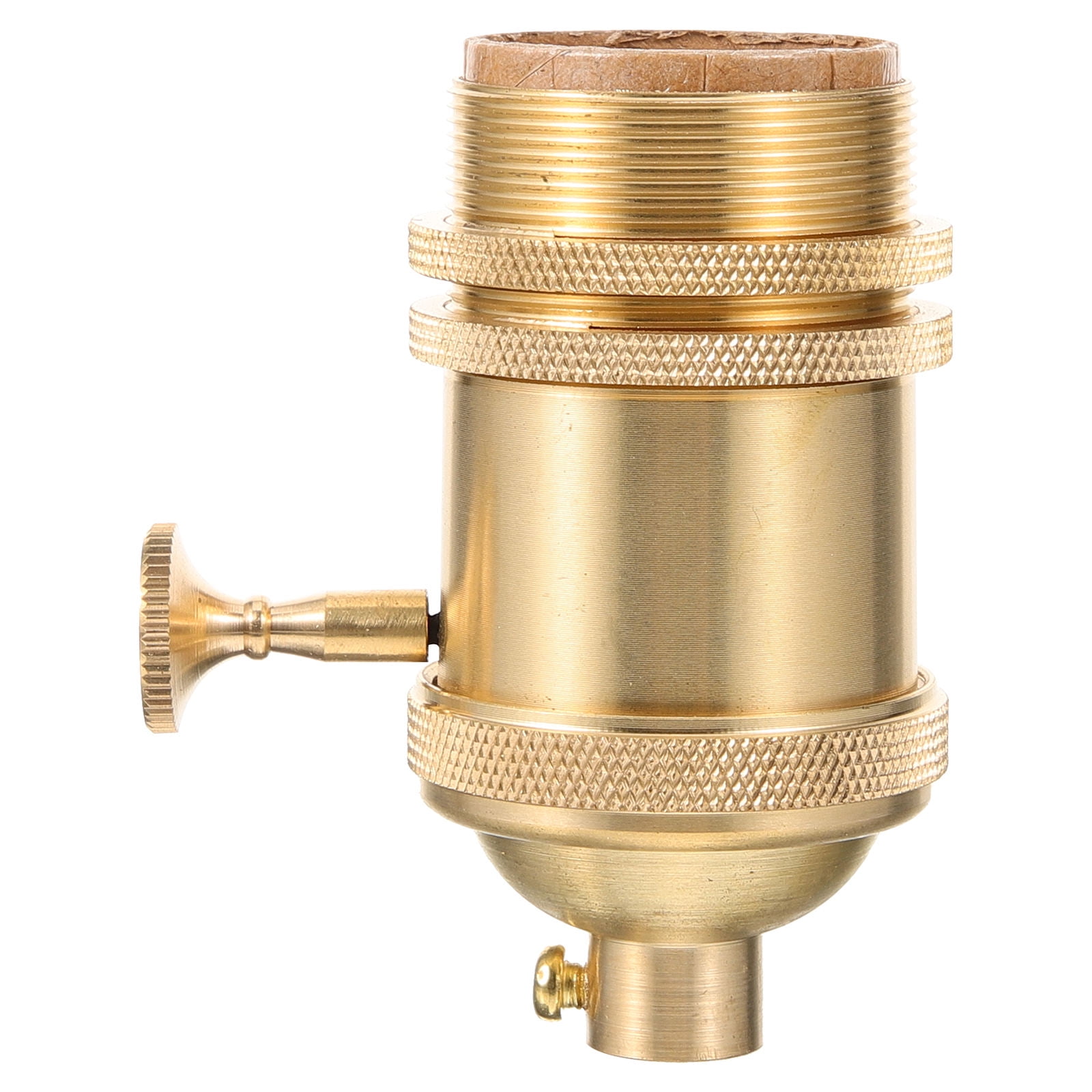 GOOHOCHY Golden Copper Vintage Lamp Socket Screwin Light Fixture with ...