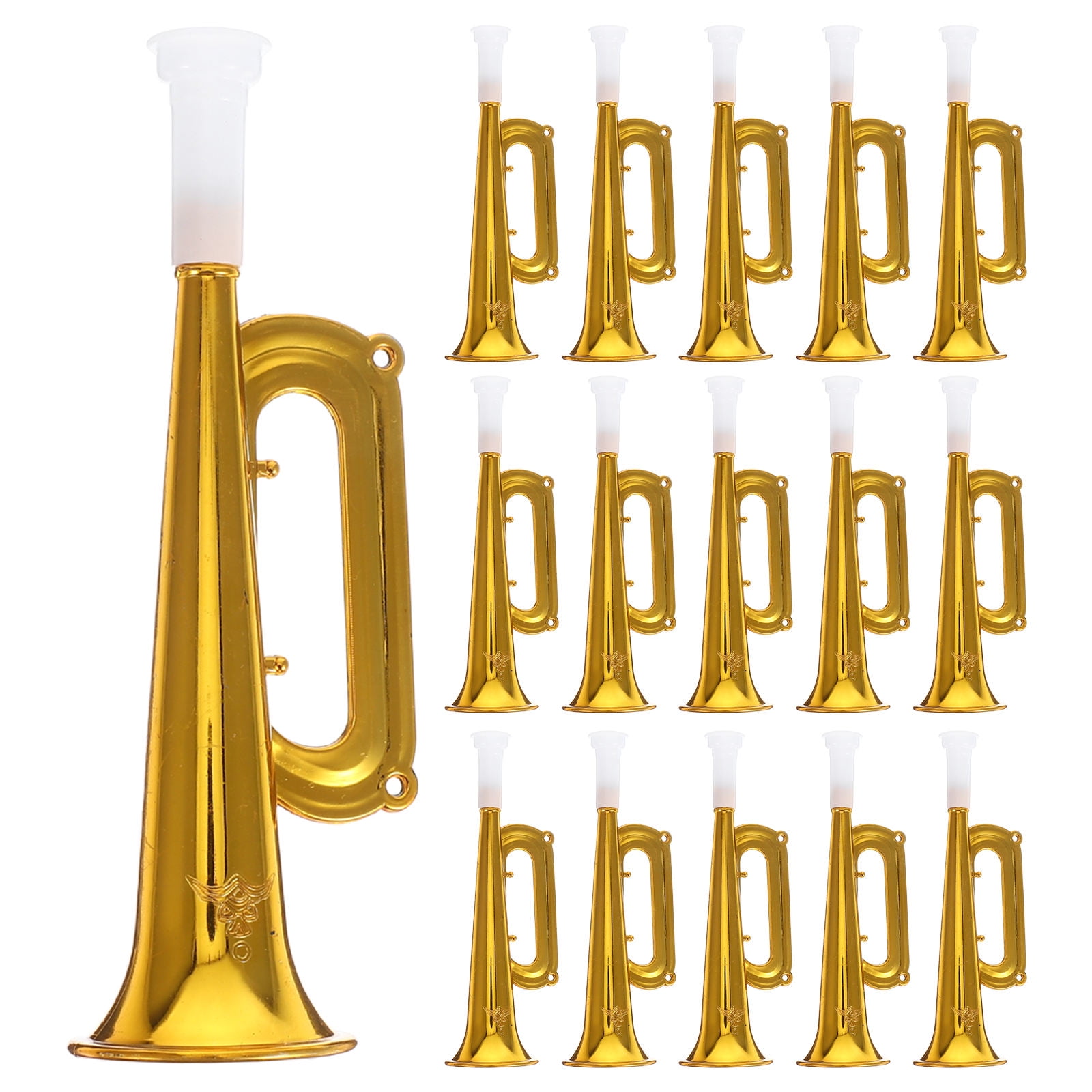 GOOHOCHY Golden Plastic Trumpet Kids Musical Instrument for Party Fun ...