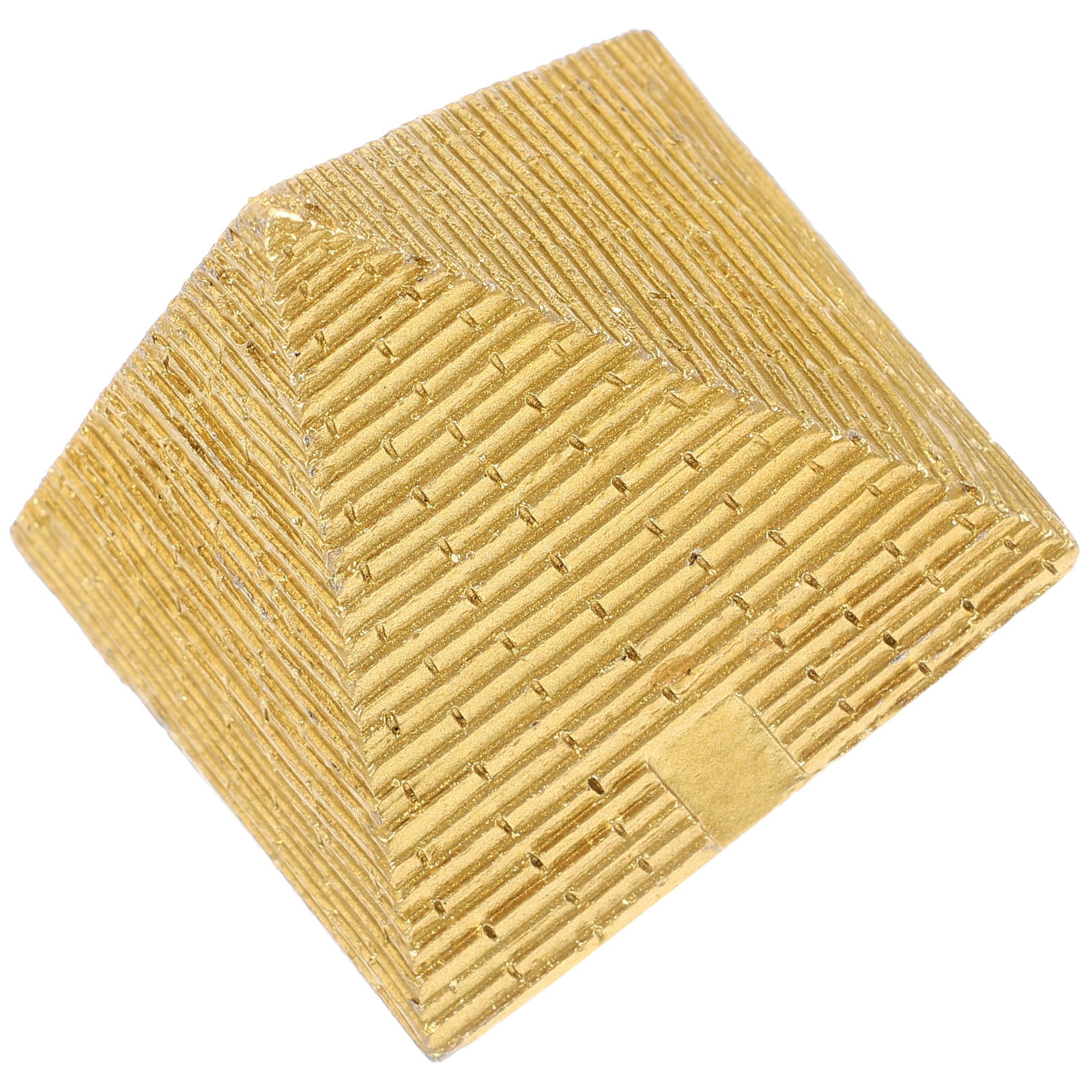 GOOHOCHY Golden Resin Pyramid Model for Teaching with Decorative Design ...